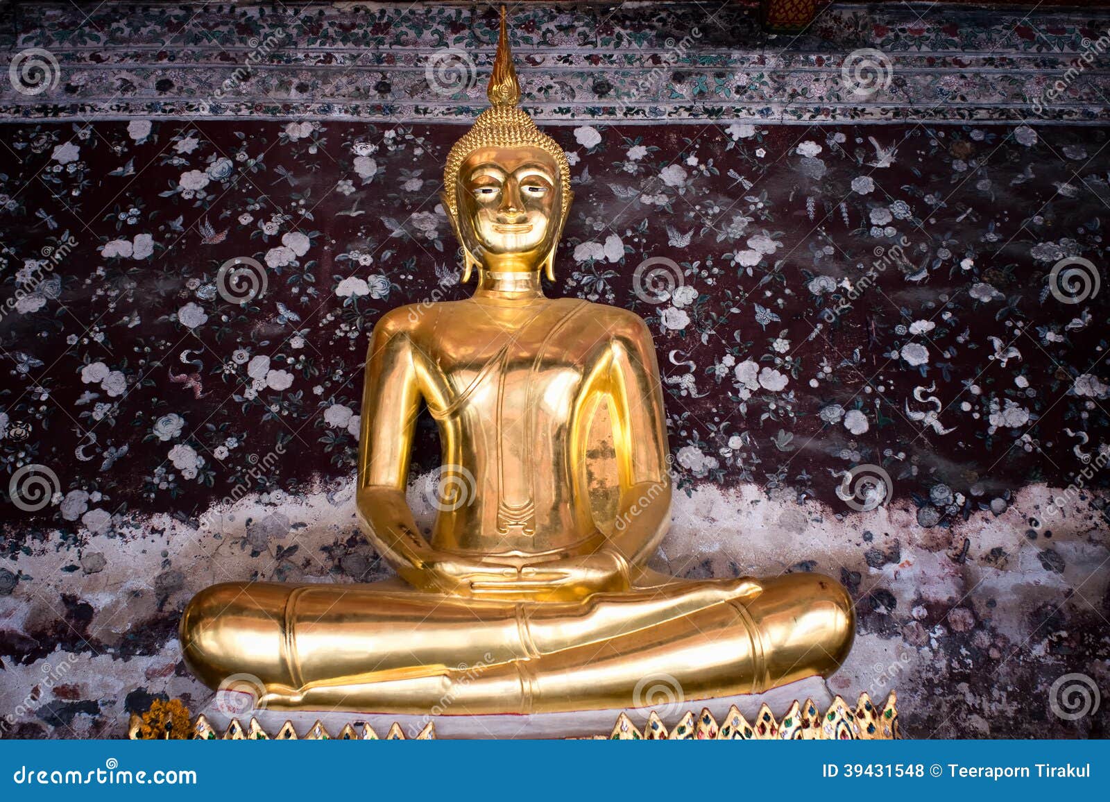 Lord Buddha in Buddhist Temple Stock Photo - Image of buddha, asia ...