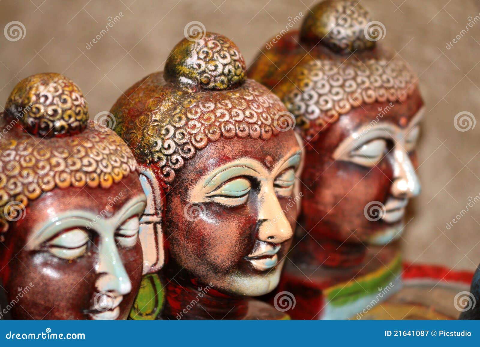 Lord buddha faces stock image. Image of lord, internal - 21641087