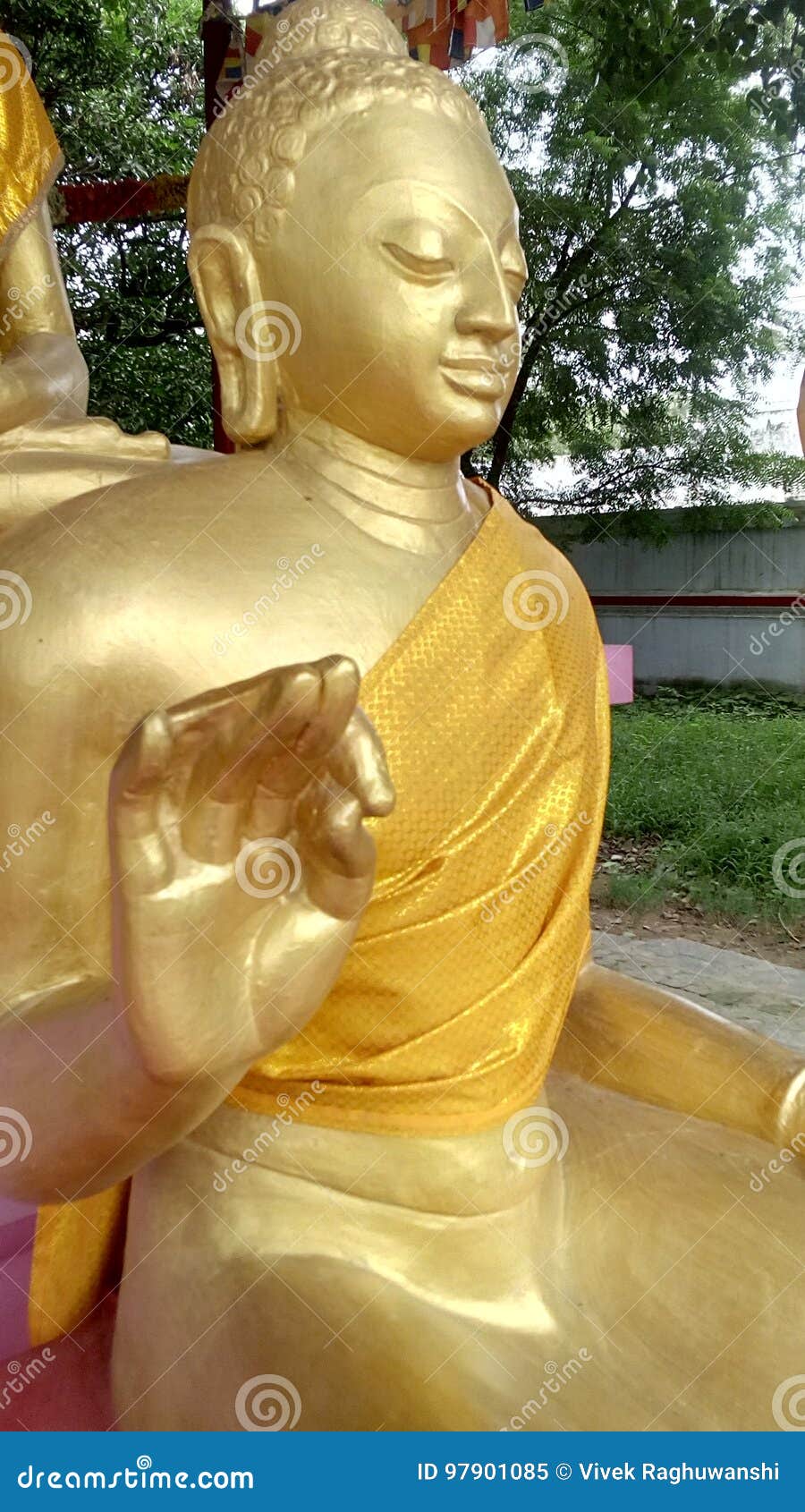 Lord Buddha Statue at Sarnath Stock Image - Image of sermon, sarnath ...