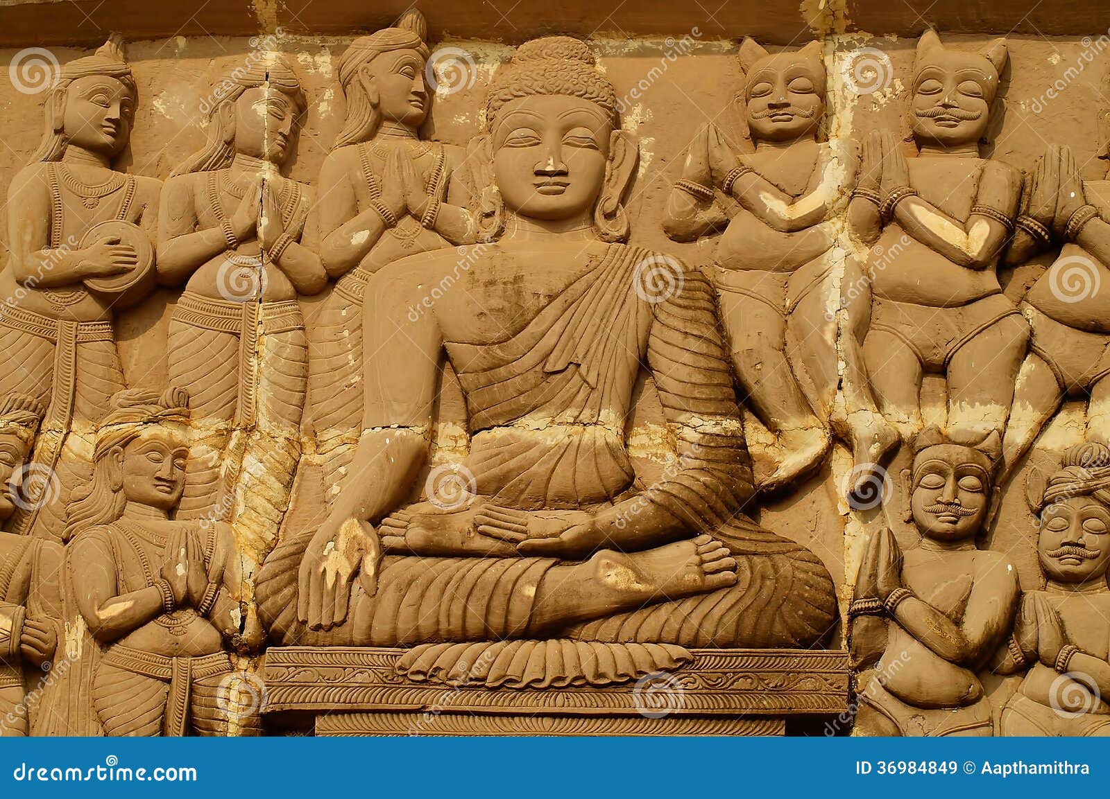 Lord Buddhas statue stock image. Image of posture, prayer - 36984849