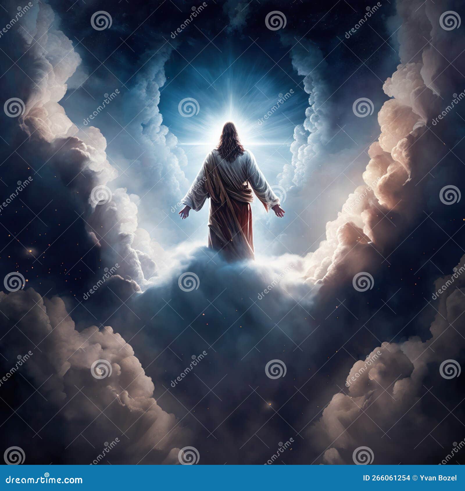 The Lord Christ in His Majesty Stock Illustration - Illustration of ...