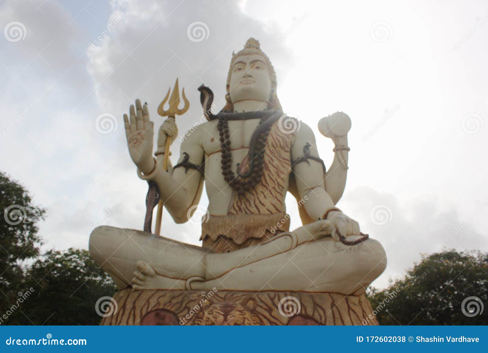 Indian Lord of Destroyer Means Divine Shiva Stock Photo - Image of ...