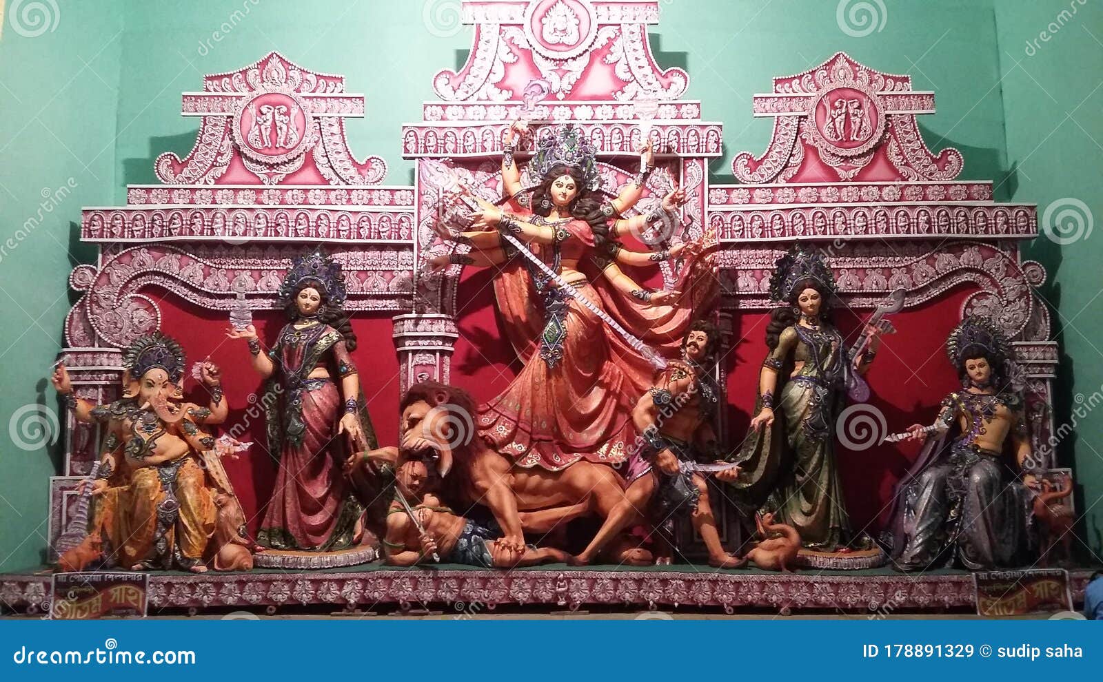 Lord Durga Statue Royalty-Free Stock Photo | CartoonDealer.com #178890861