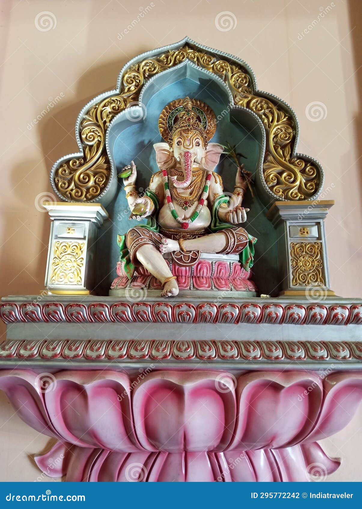 Lord Ganesh Devta stock photo. Image of india, relief - 295772242
