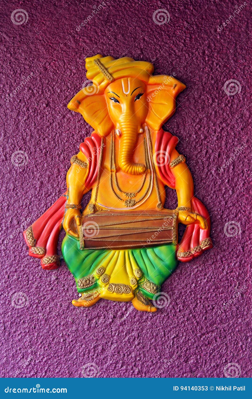 Lord Ganesha stock image. Image of belief, bapa, bokhe - 94140353