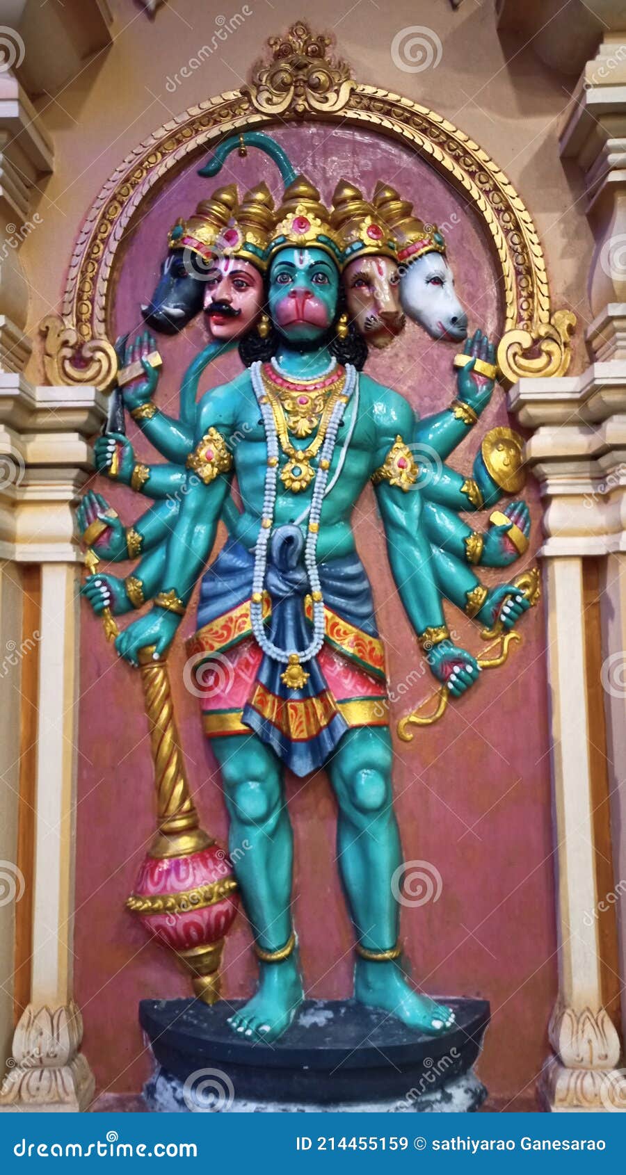 Lord Hanuman Statue Hindu Religion Monkey God Editorial Stock Image ...