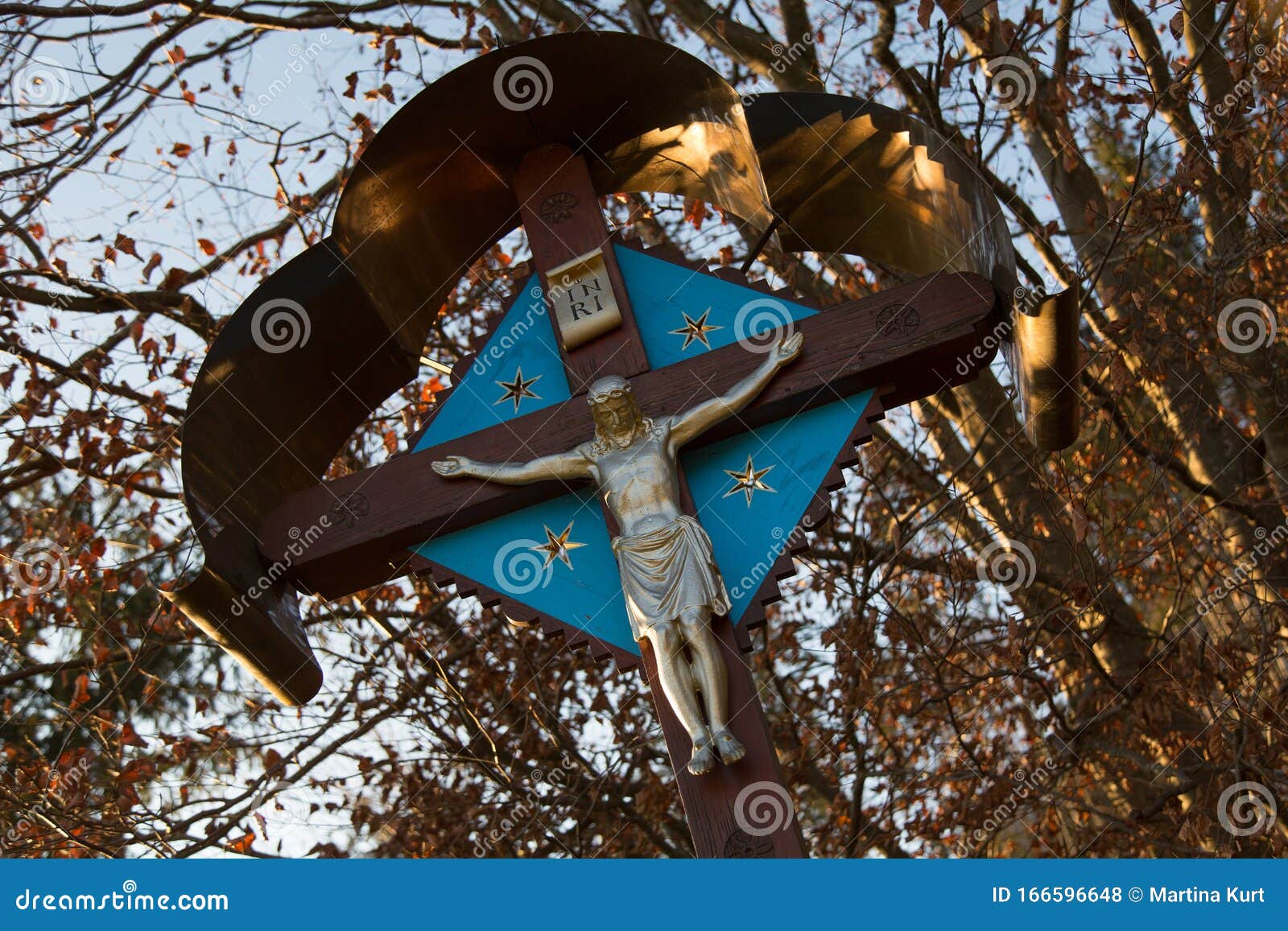 Lord Jesus on the cross stock photo. Image of cross - 166596648