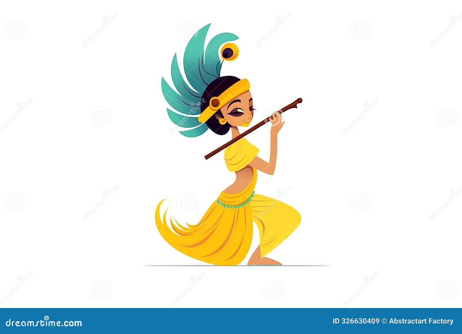 Lord Krishna Tocando La Flauta Con Sonido Dulce Sobre Fondo Blanco. Ai ... Lord Krishna Tocando La Flauta Con Sonido Dulce Sobre Fondo Blanco. Ai ...