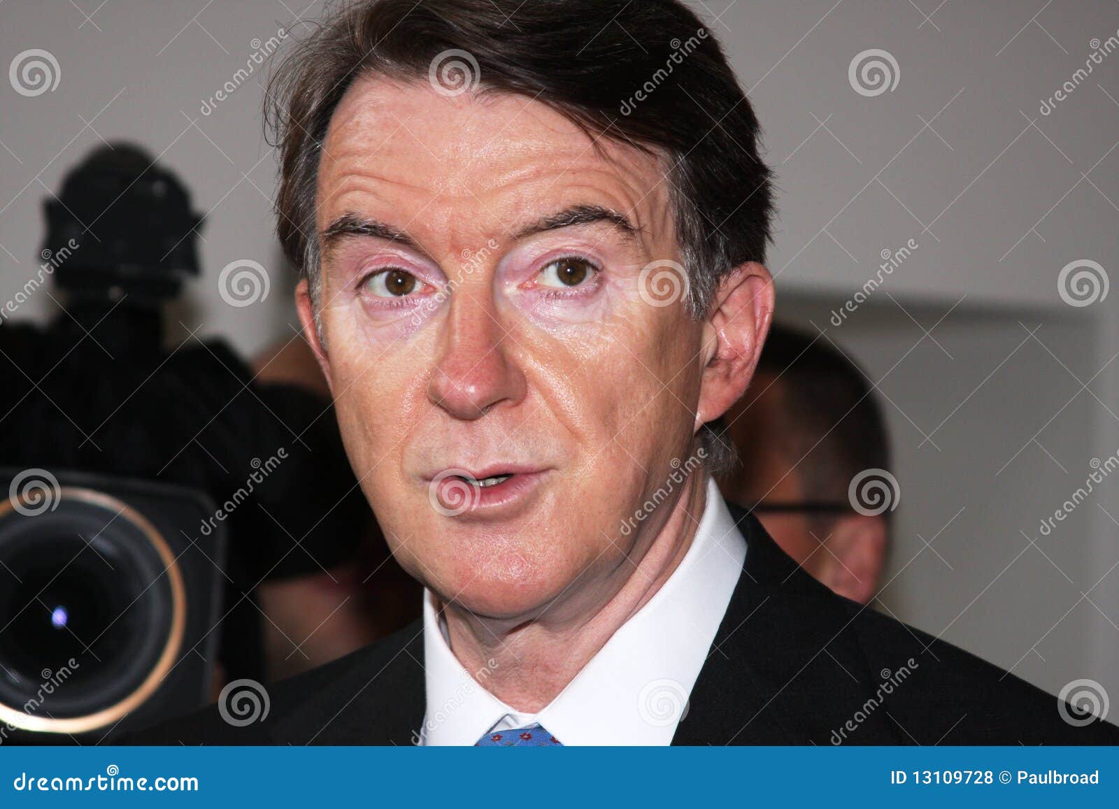 Lord Mandelson editorial stock photo. Image of secretary - 13109728