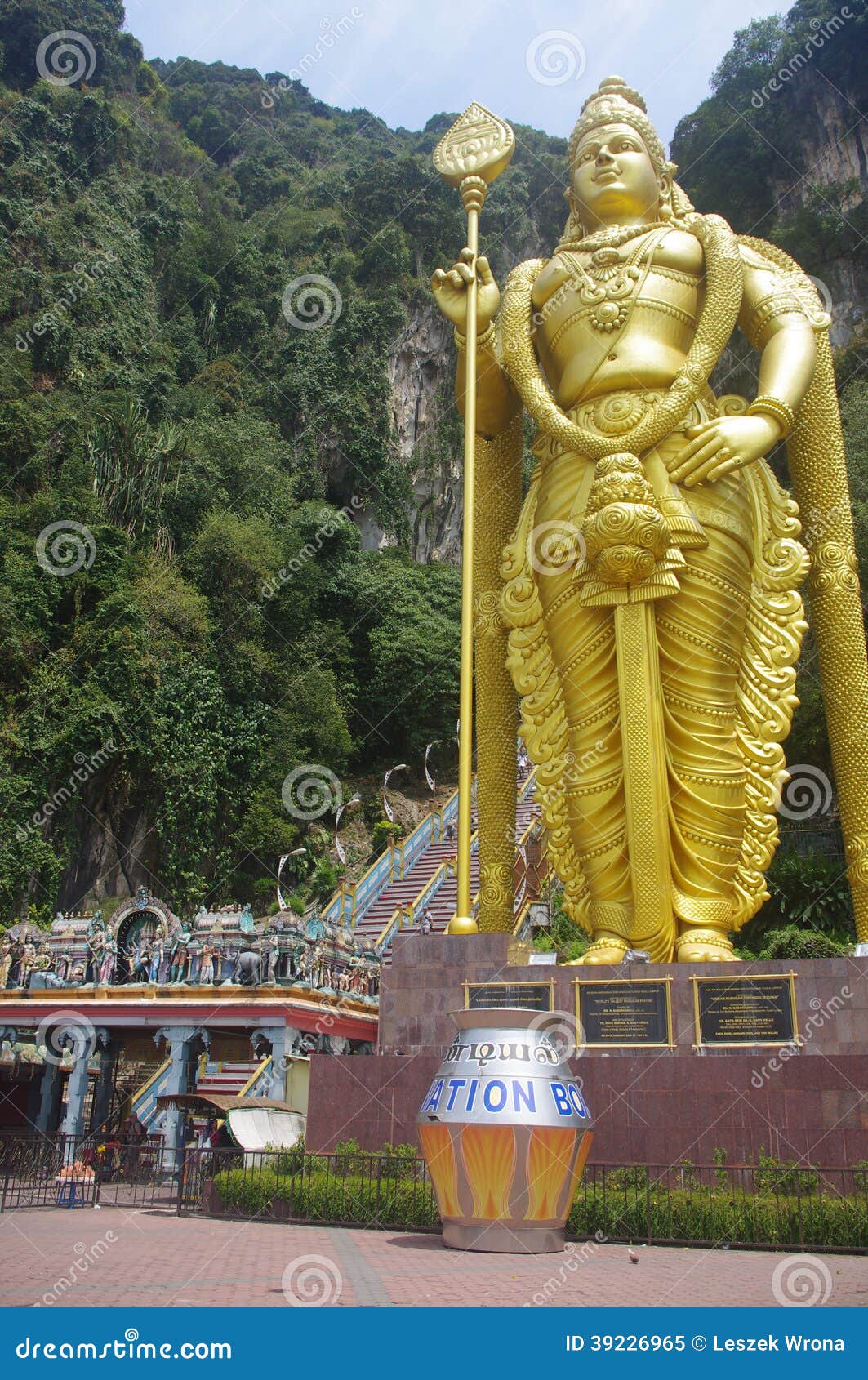 Lord Murugan Statue Batu Caves Kuala Lumpur Malaysia Royalty-Free Stock ...
