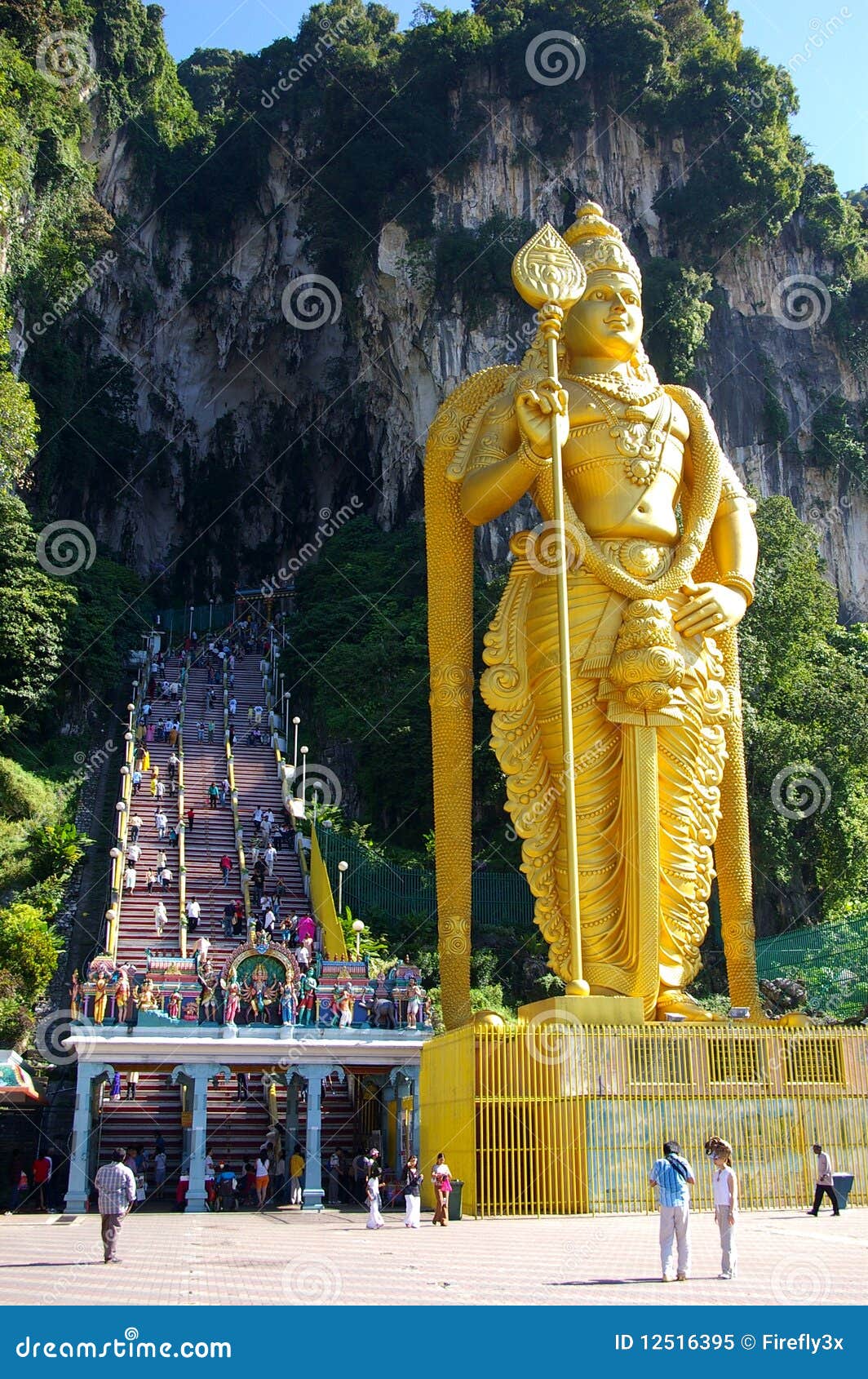 Lord Murugan Statue Batu Caves Kuala Lumpur Malaysia Royalty-Free Stock ...