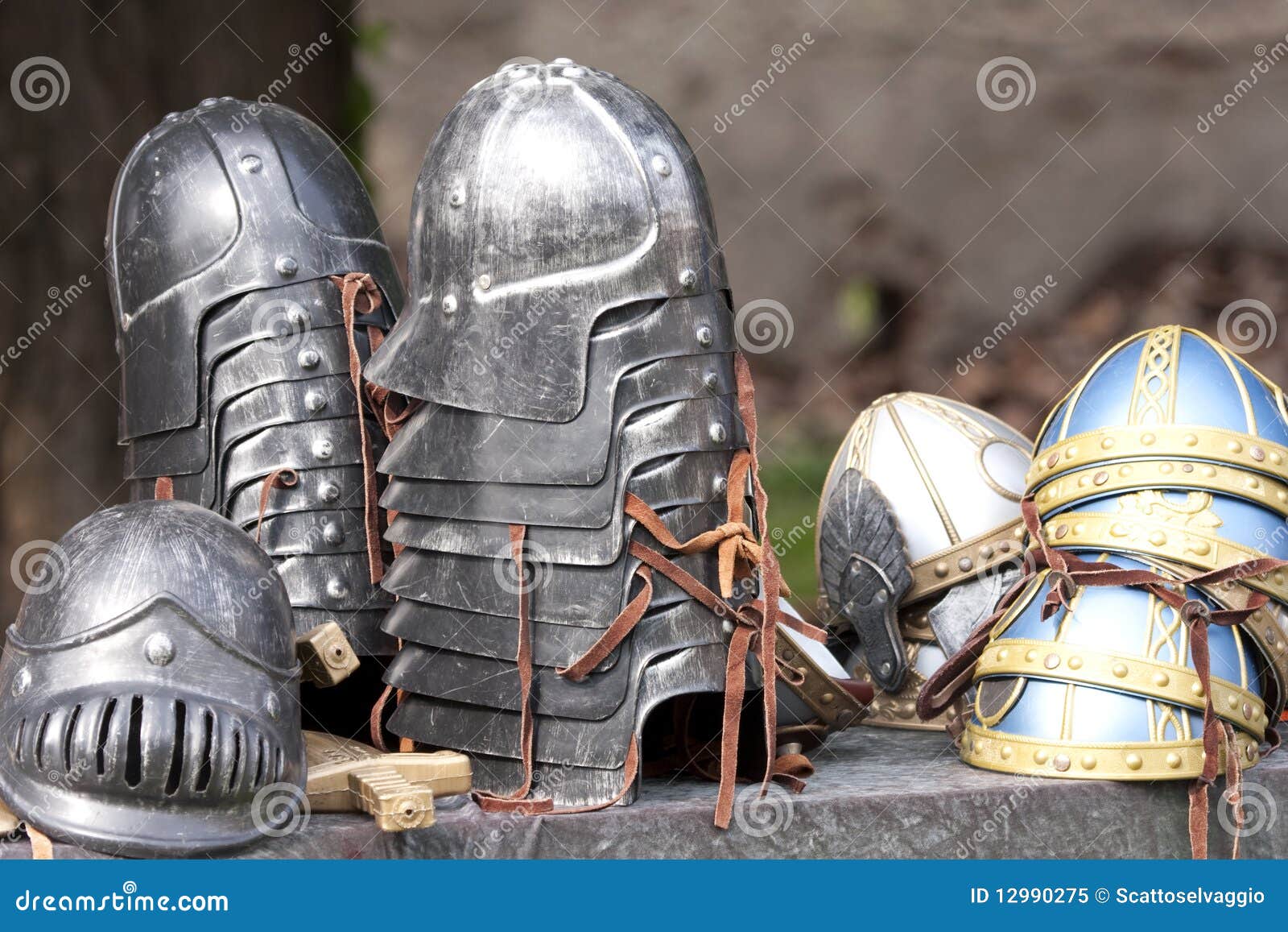 The Lord of the Rings Fantasy: Gondor Helmets Stock Image - Image of ...