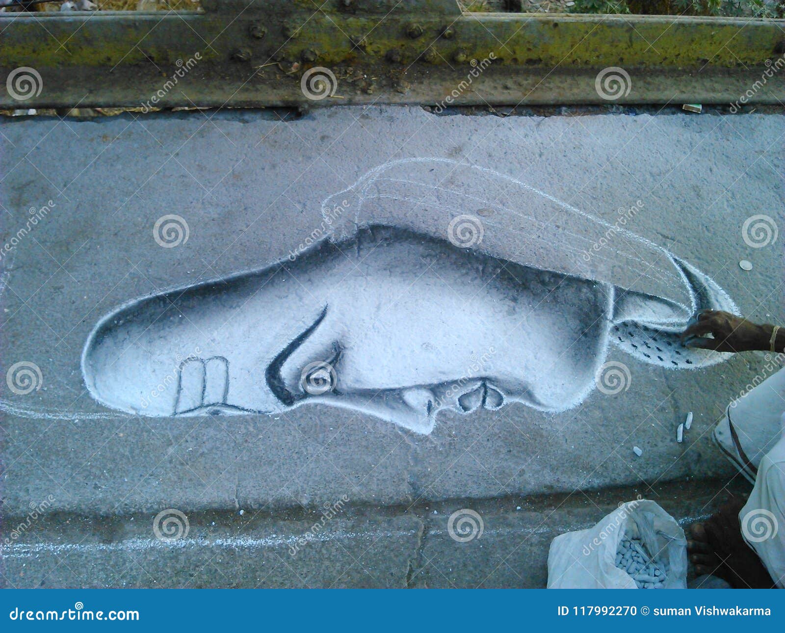 Lord shiv editorial image. Image of shiv, lord, rangoli - 117992270