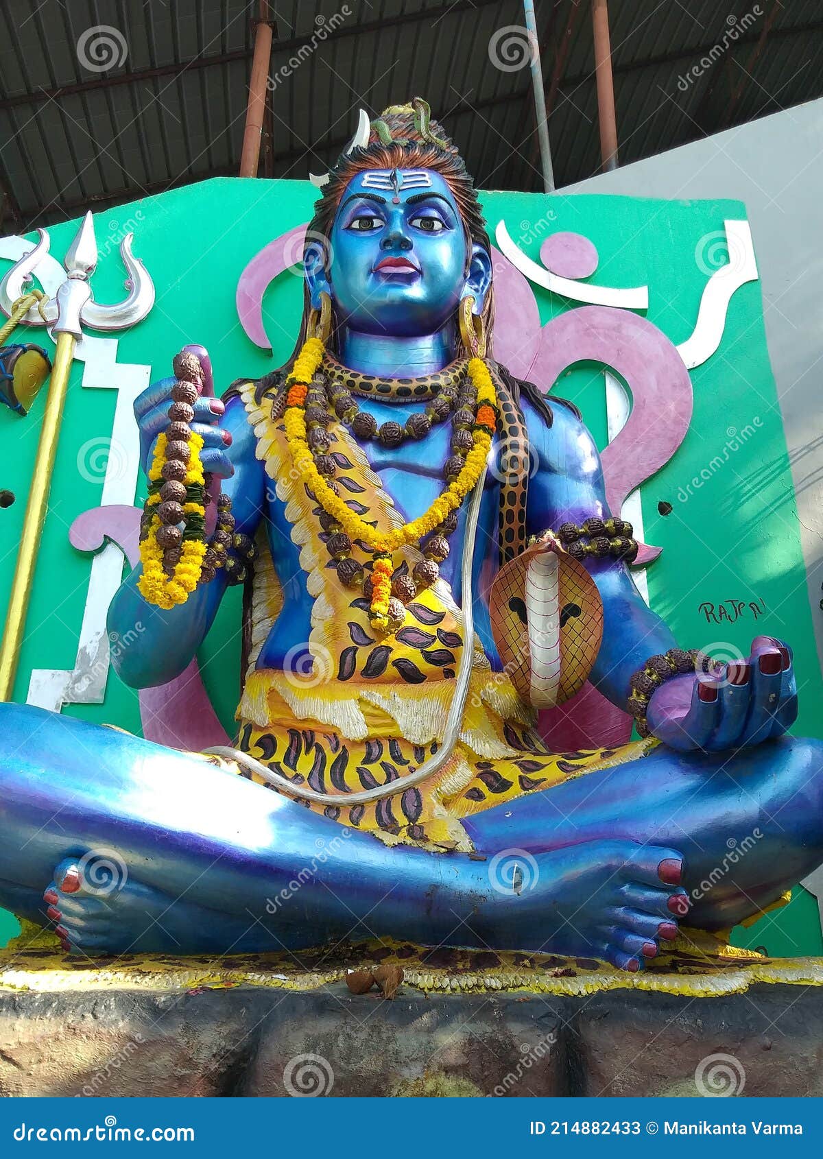 Lord Shiva God pray live editorial stock photo. Image of shiva - 214882433