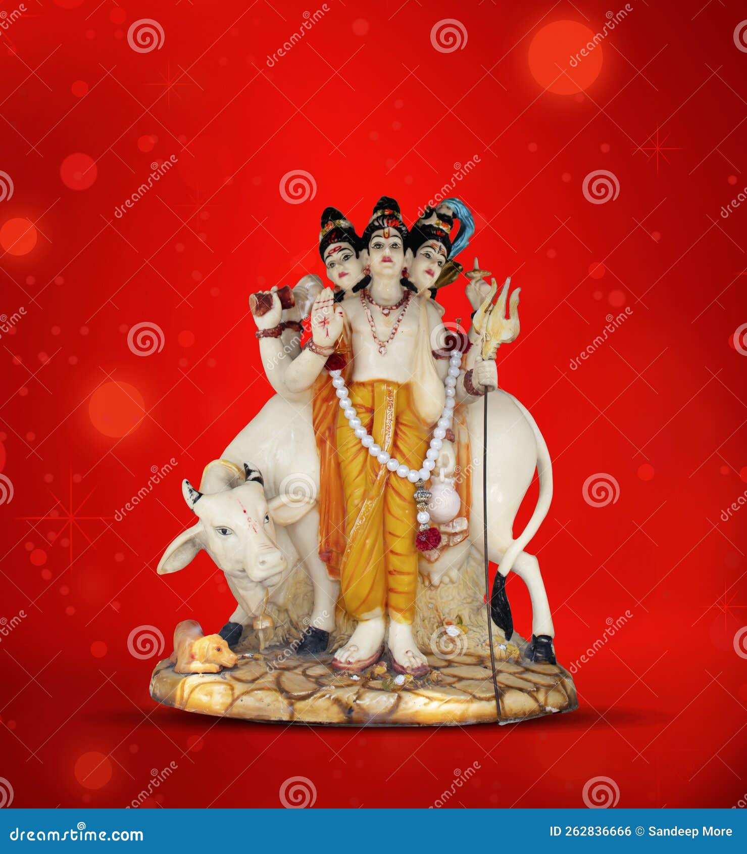Lord of Shree Gurudev Datta, Also Known As Dattatrey, Datta Guru Stock ...