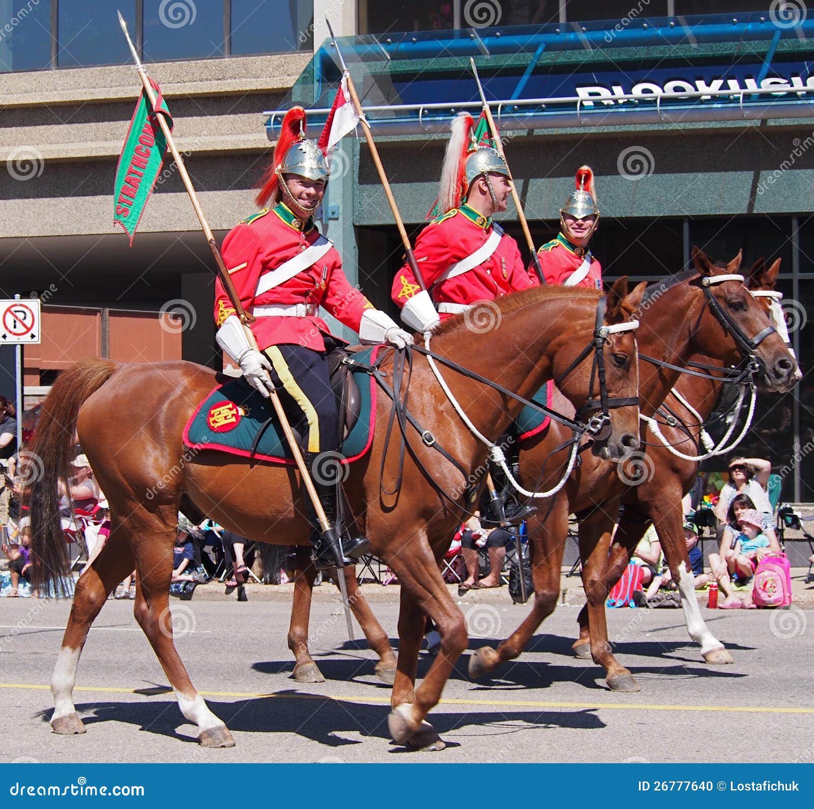 Lord Strathcona Regiment on Parade Editorial Image - Image of flags ...