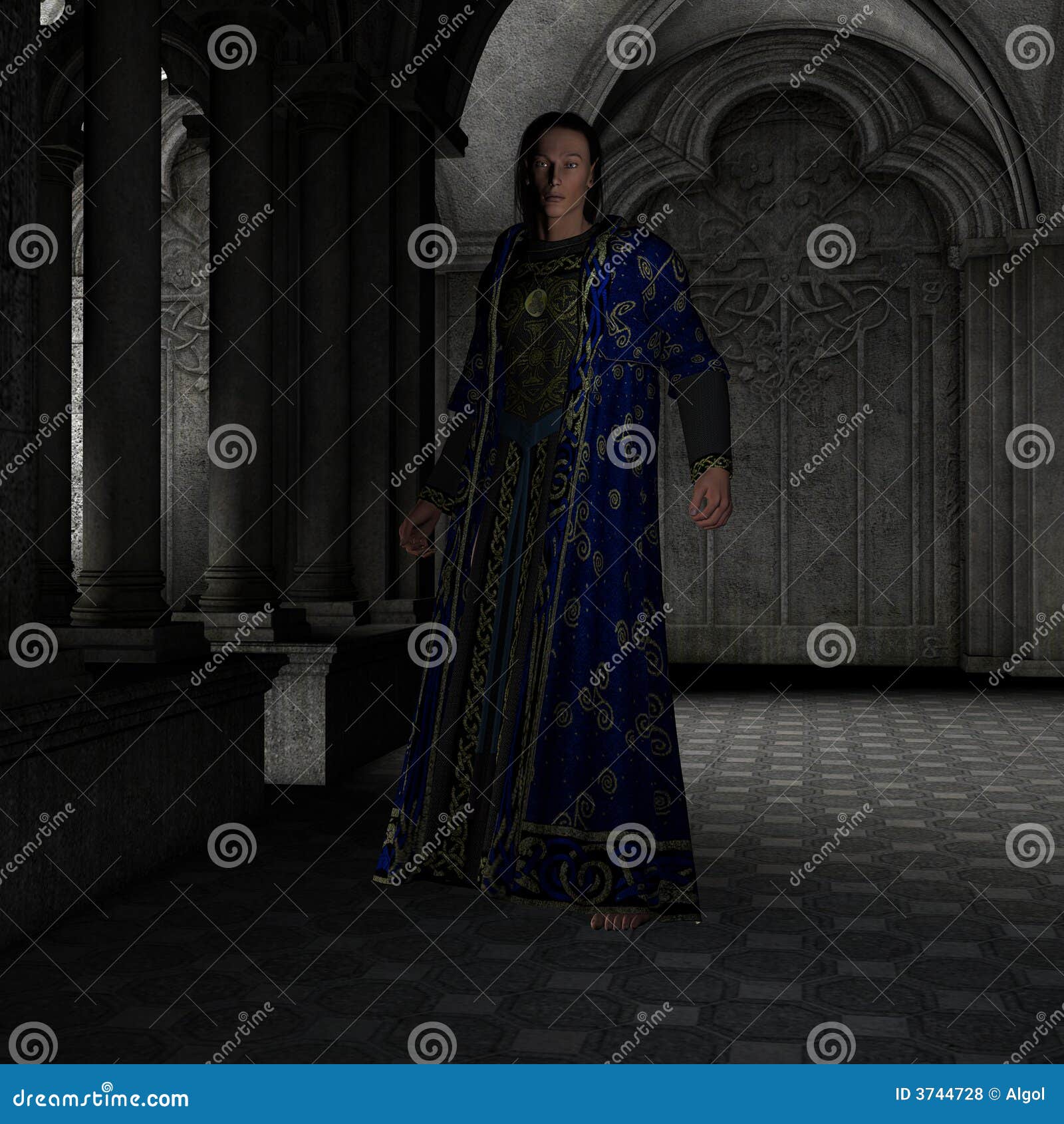 Lord van het elf stock illustratie. Illustration of plank - 3744728