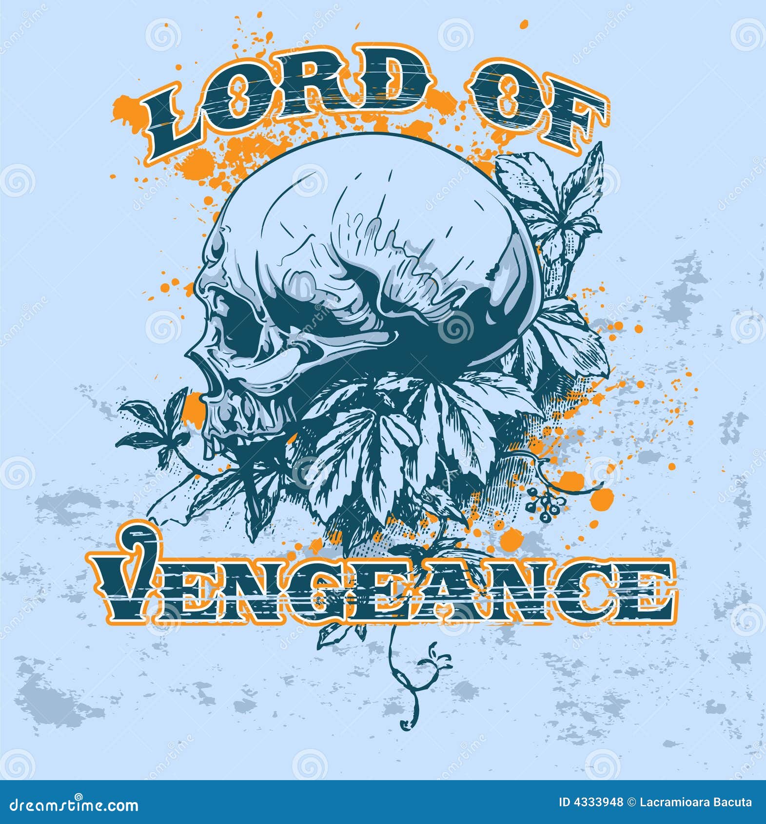Lord of Vengeance stock vector. Illustration of design - 4333948