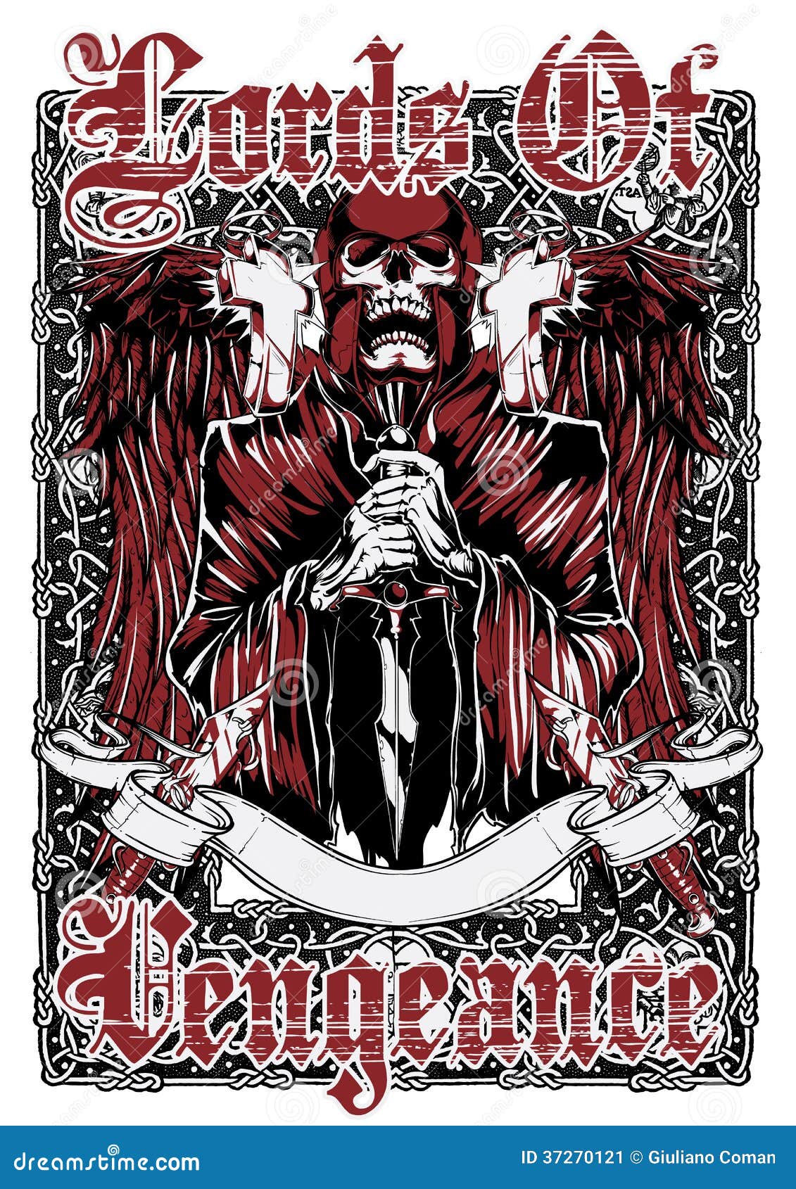 Lords of vengeance stock vector. Illustration of doomsday - 37270121