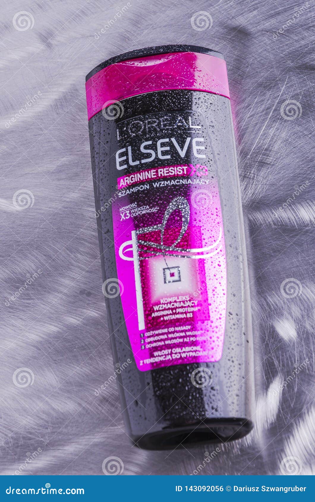 LOreal Elseve Shampoo Isolated On Gradient Background. Editorial Image ...