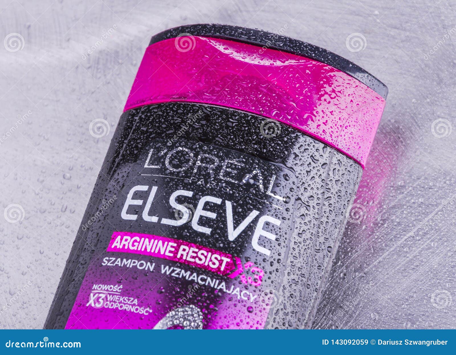 LOreal Elseve Shampoo Isolated On Gradient Background. Editorial Image ...