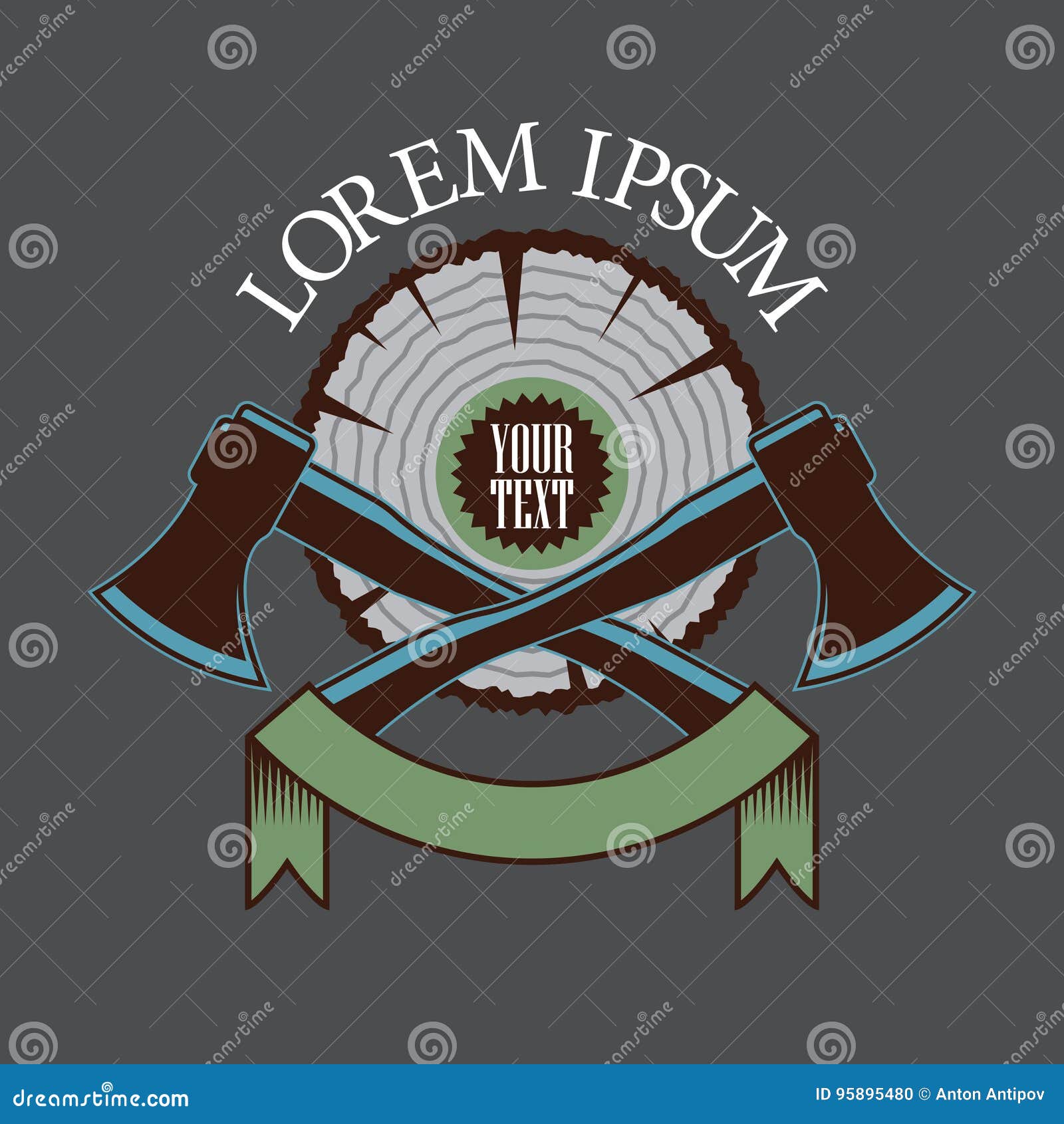 Lorem Ipsum Design Template Poster Stock Vector - Illustration of ...
