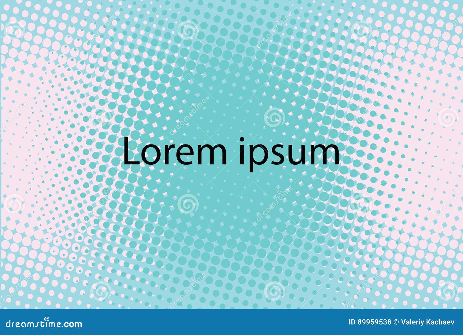Lorem Ipsum Green Abstract Pop Art Retro Background Stock Vector ...