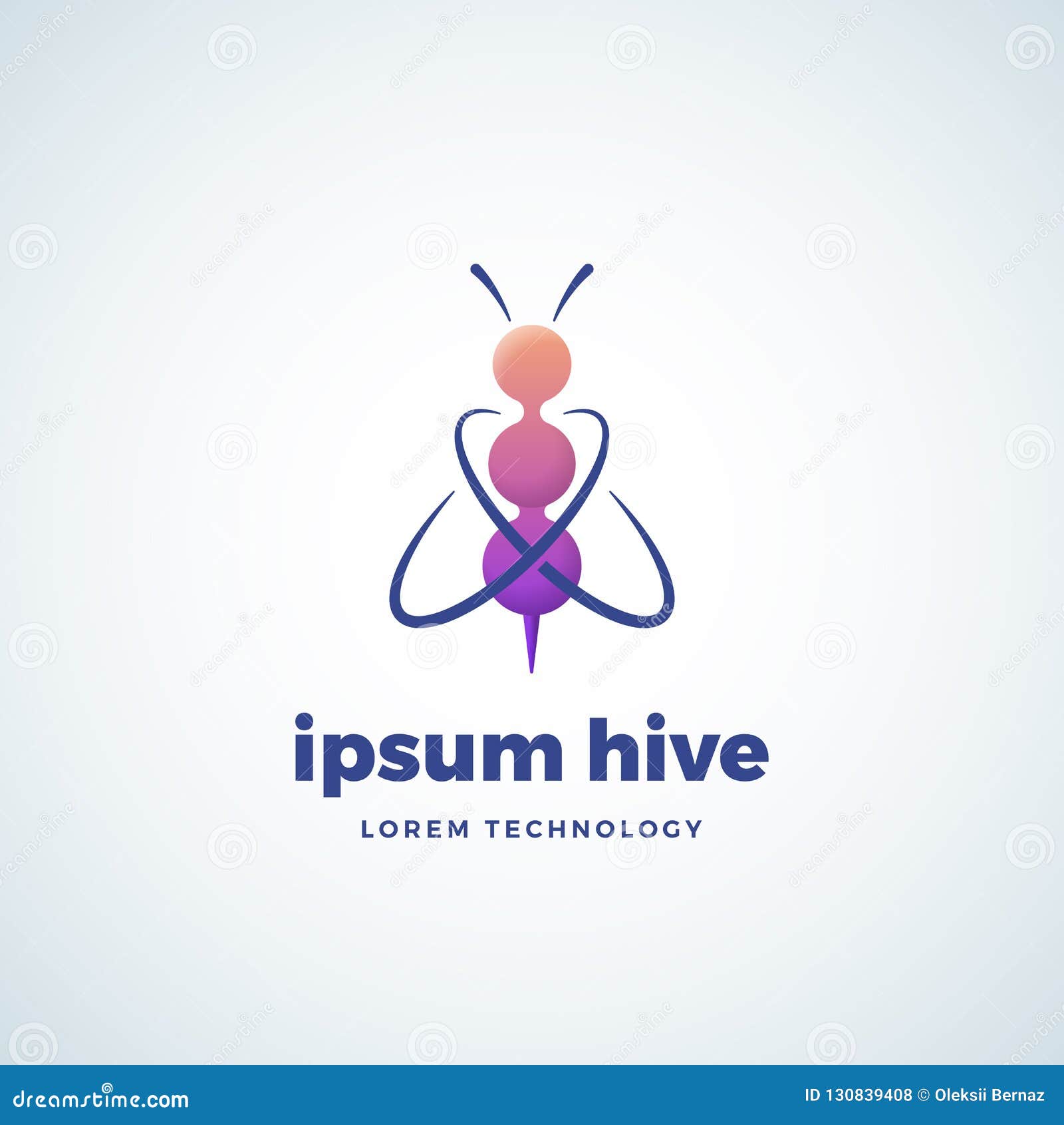Hive Technology Abstract Vector Logo And Business Card Template. Bee ...
