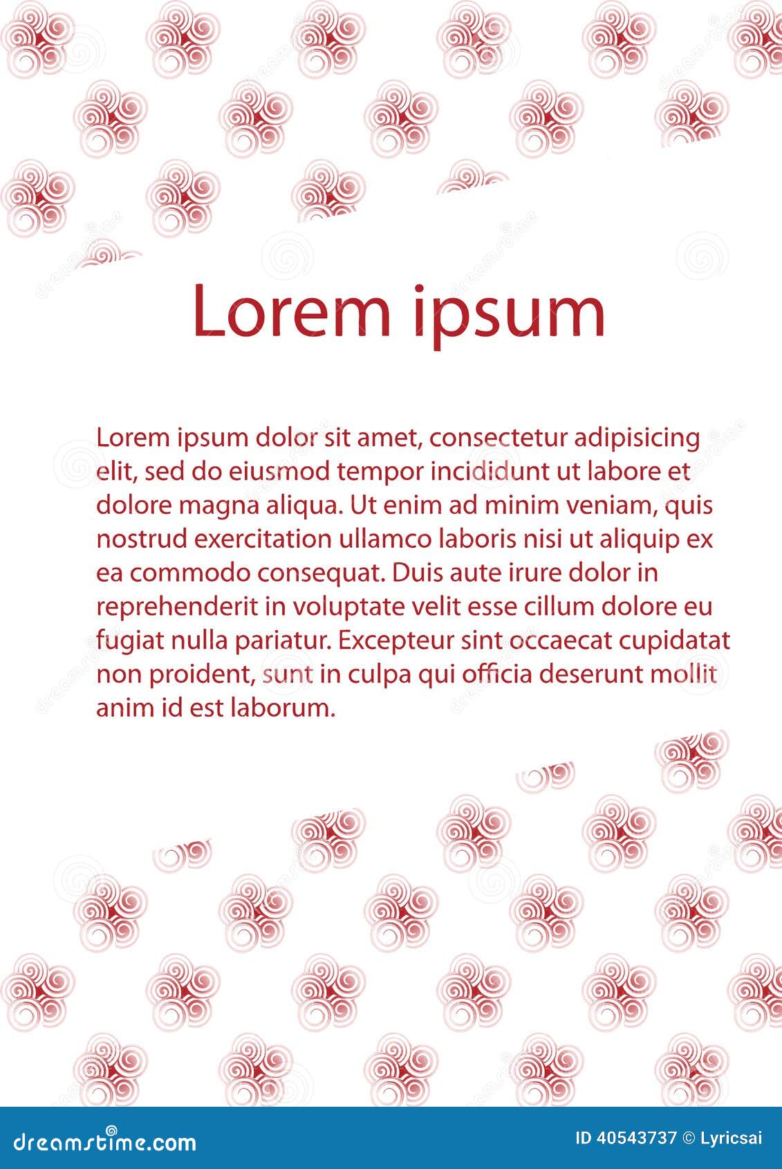 Lorem ipsum stock vector. Illustration of design, background - 40543737