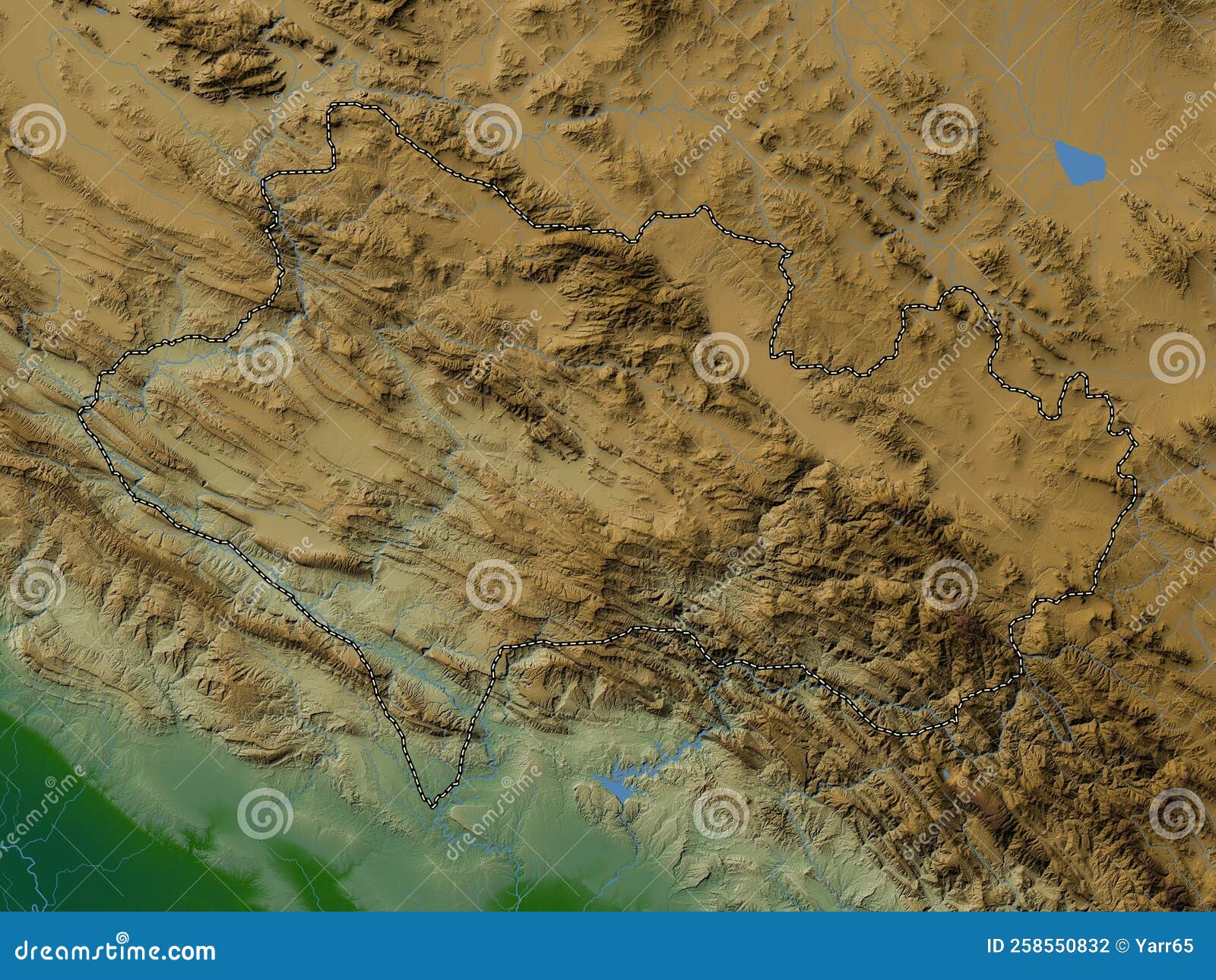 Lorestan, Iran. Physical. No Legend Stock Photo - Image of ocean ...