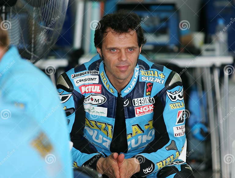 Loris Capirossi editorial stock photo. Image of italy - 13346838