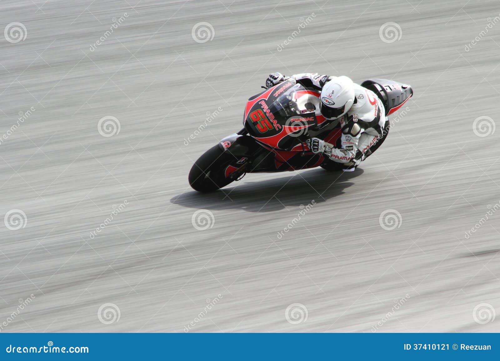 Loris Capirossi Del Equipo Que Compite Con De Pramac Foto editorial ...