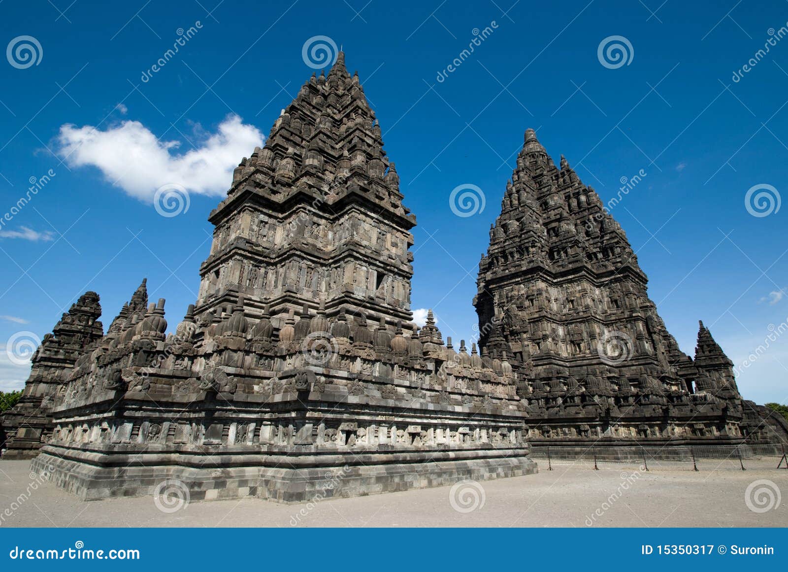 Loro Jonggrang complex stock image. Image of central - 15350317