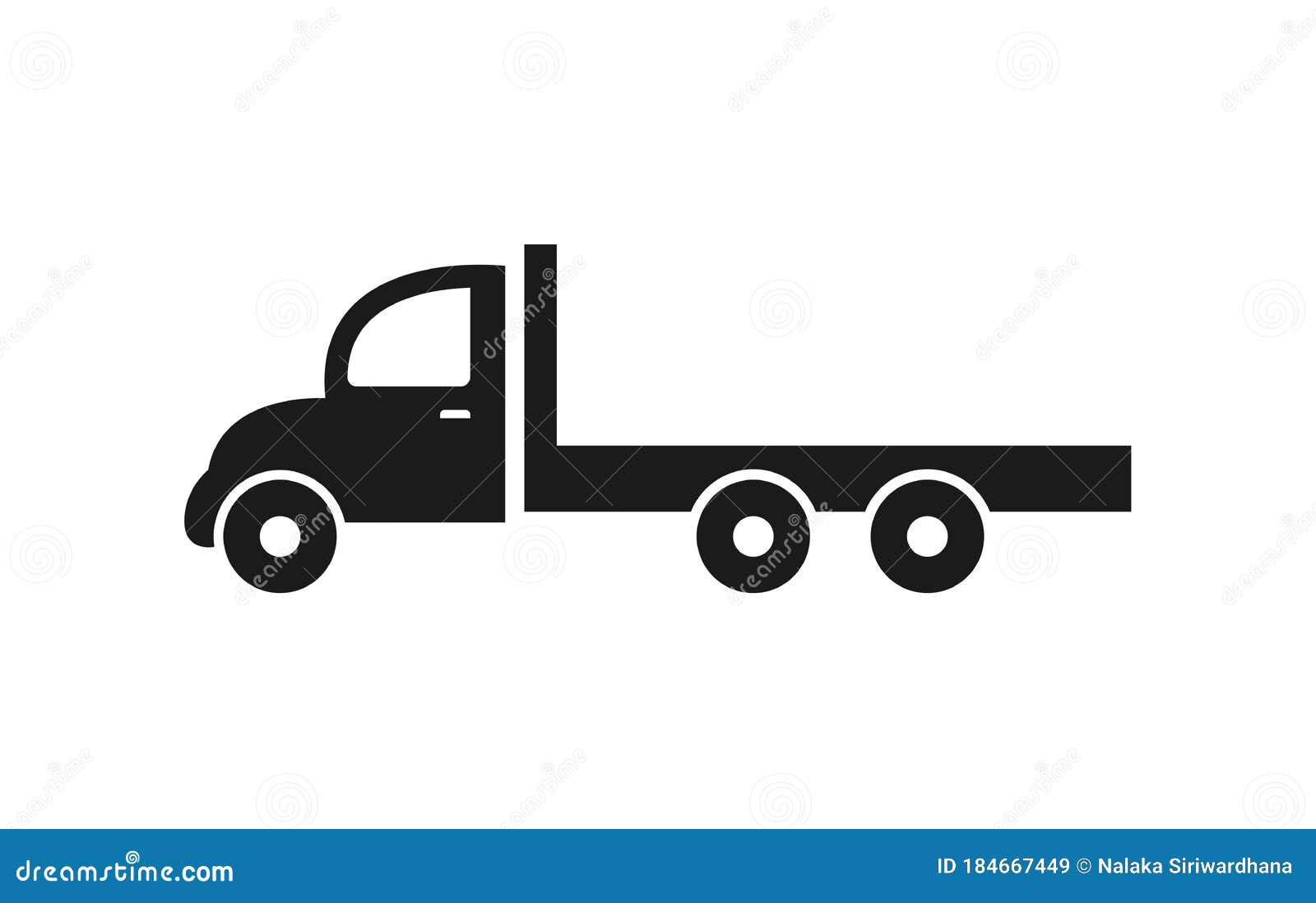 Lorry Truck Vector Illustration. Stock Vector - Illustration of truck ...