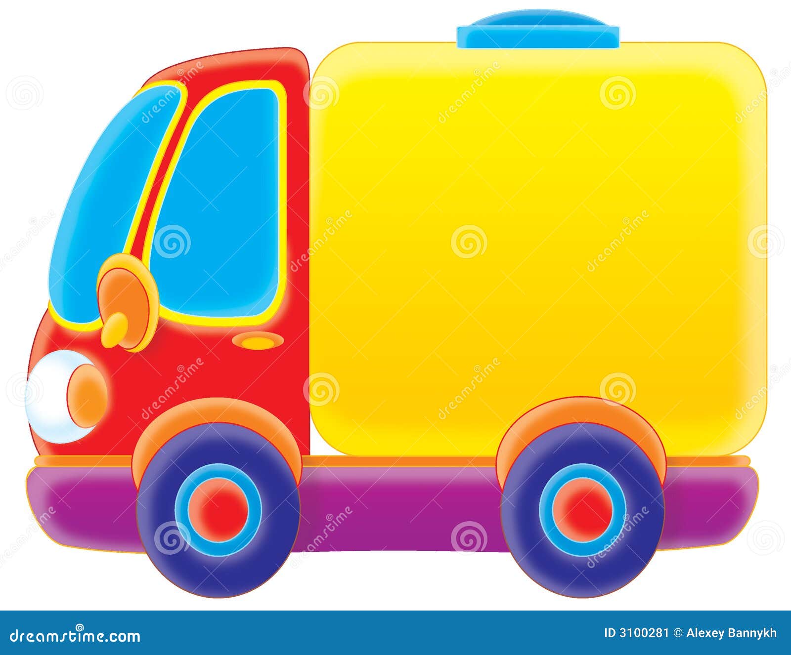 Lorry stock illustration. Illustration of drawing, isolated - 3100281