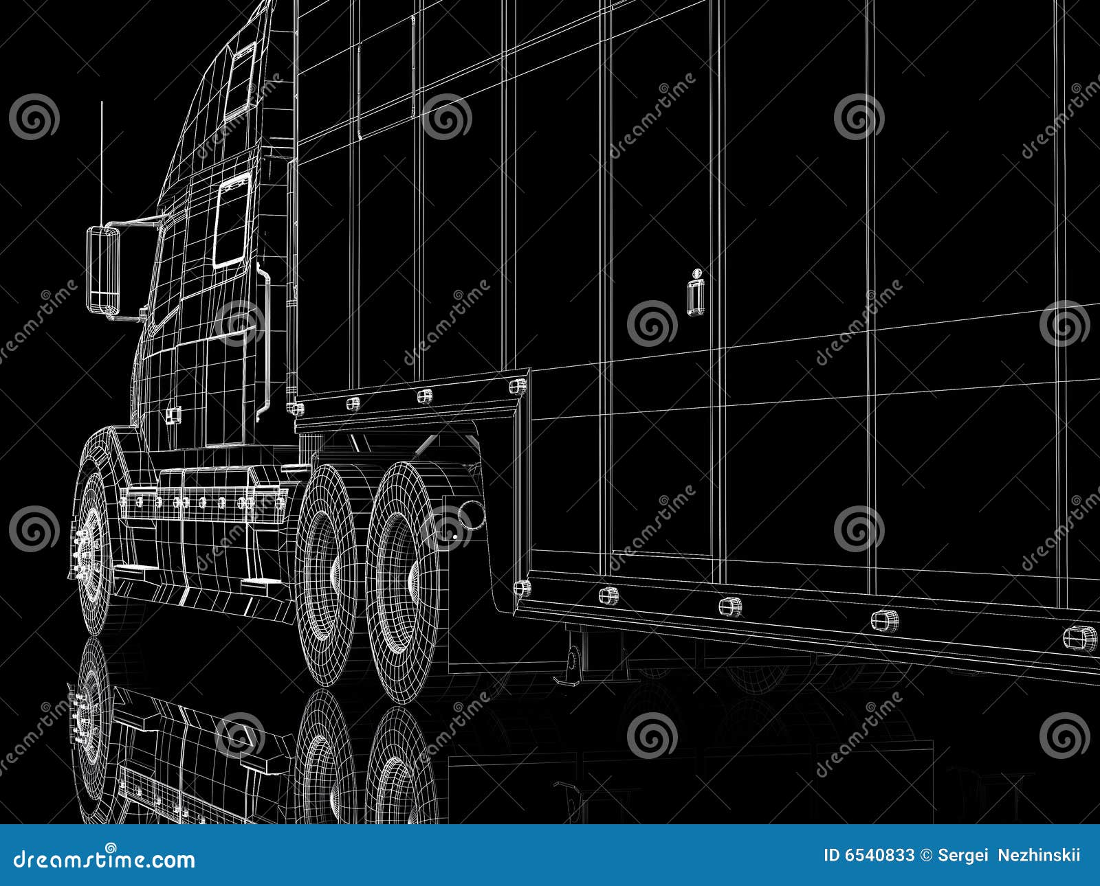 Lorry cabin stock illustration. Illustration of black - 6540833