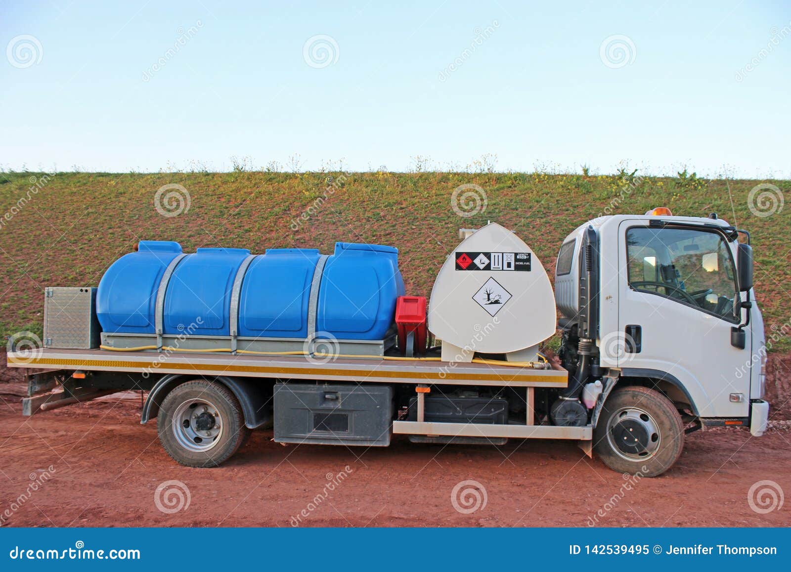Lorry on a Construction Site Stock Image - Image of road, heavy: 142539495