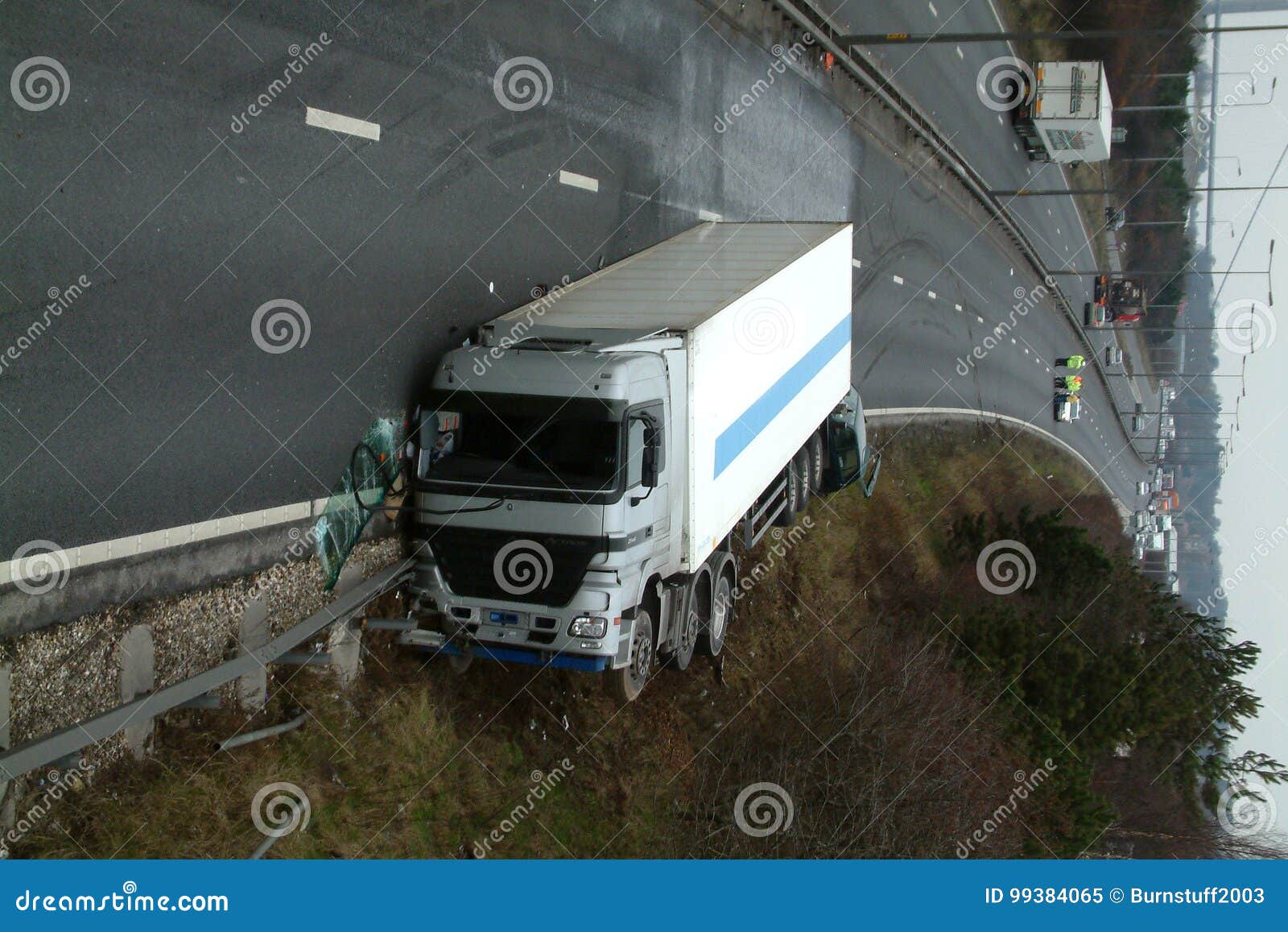 Lorry crash editorial image. Image of traffic, offence - 99384065