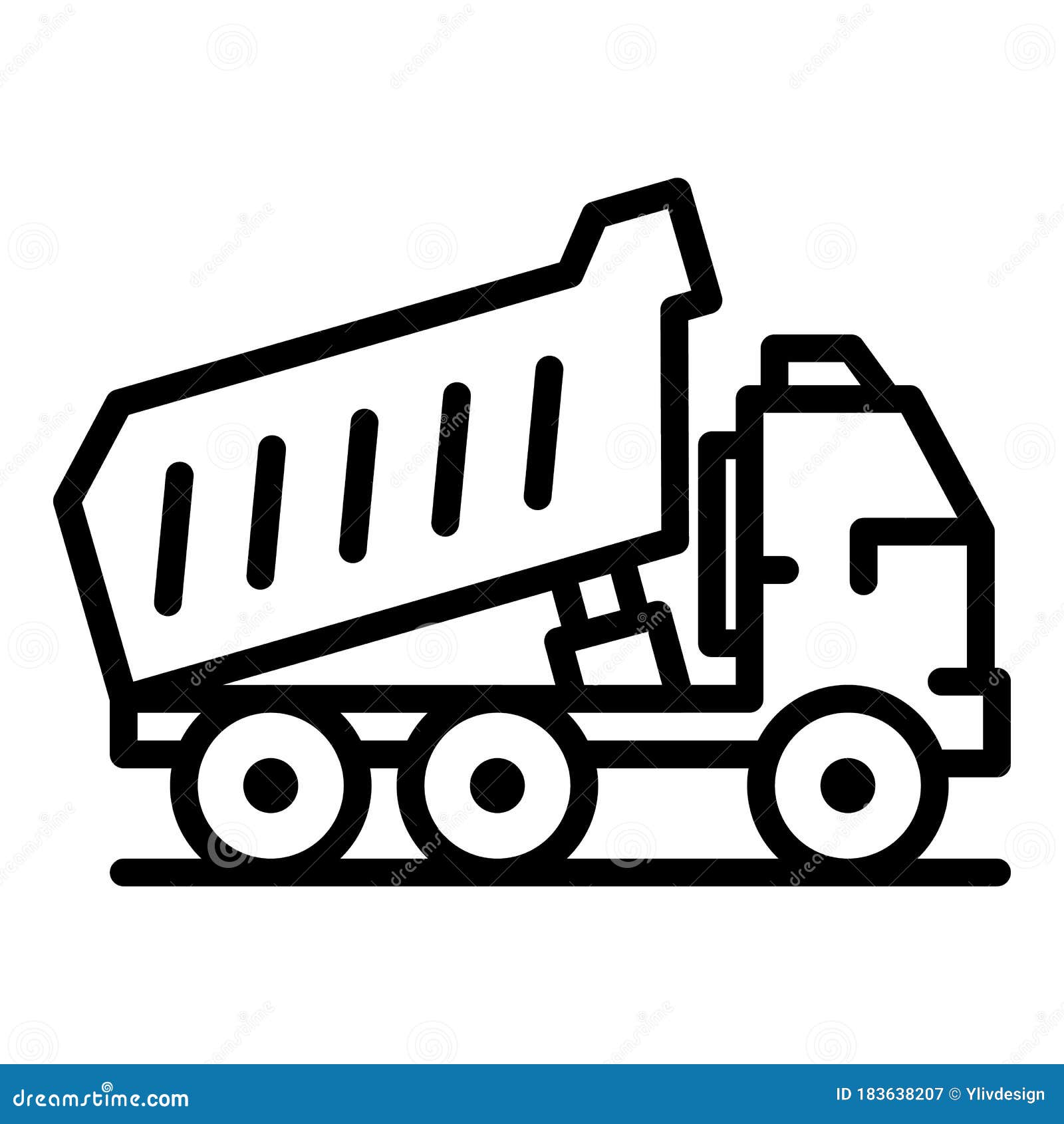 Tipper Icon. Trendy Tipper Logo Concept On White Background From Vector ...