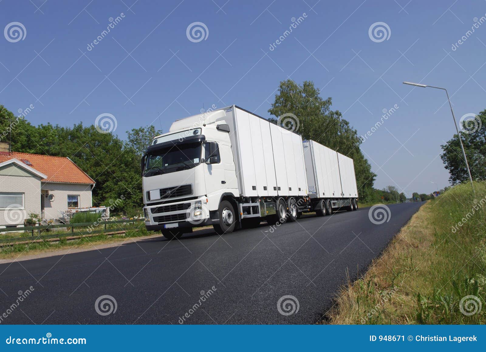 Lorry Transport in the Country Stock Image - Image of traffic, freeway ...