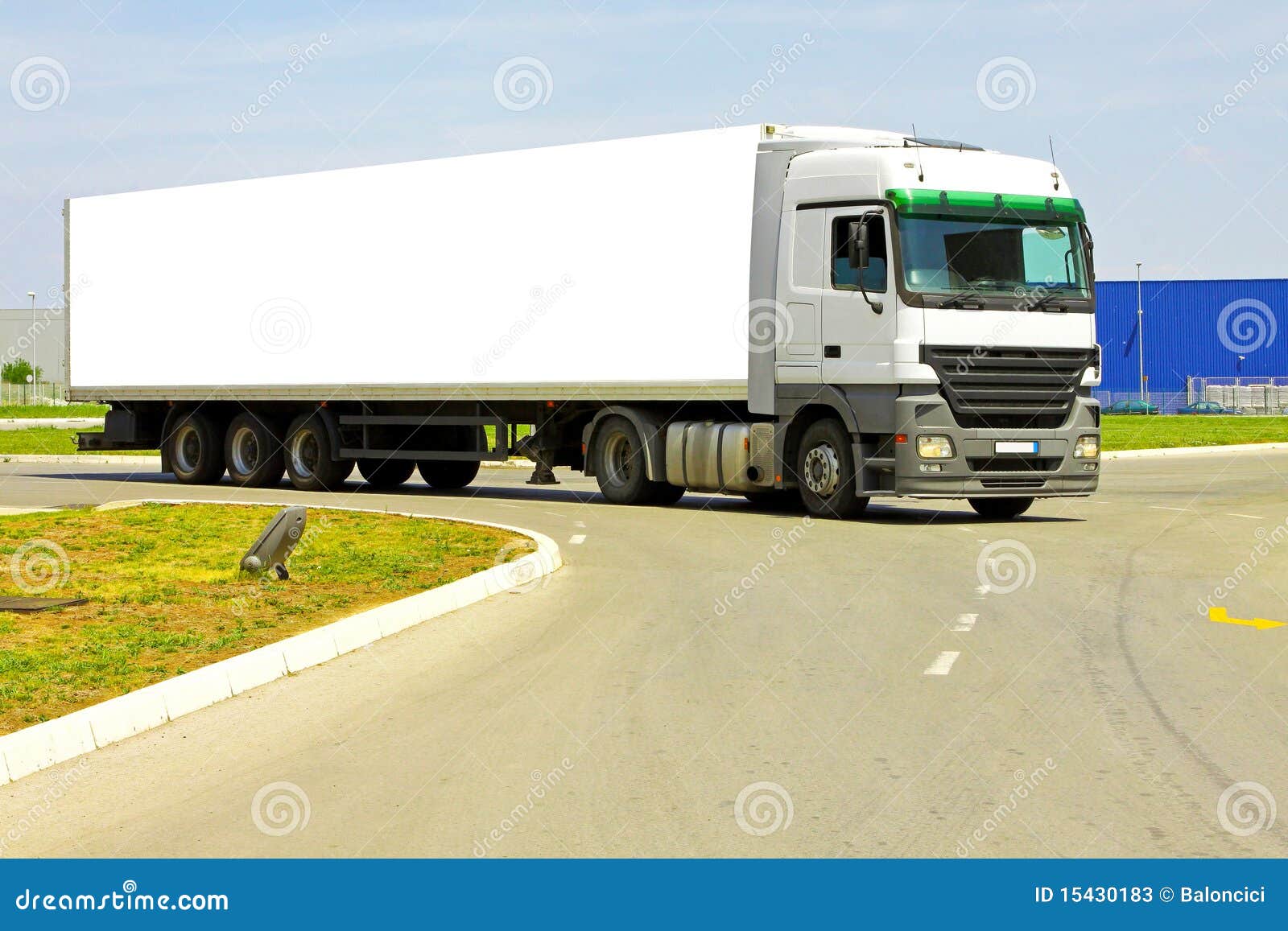 Lorry truck stock image. Image of trailer, lorry, transportation - 15430183