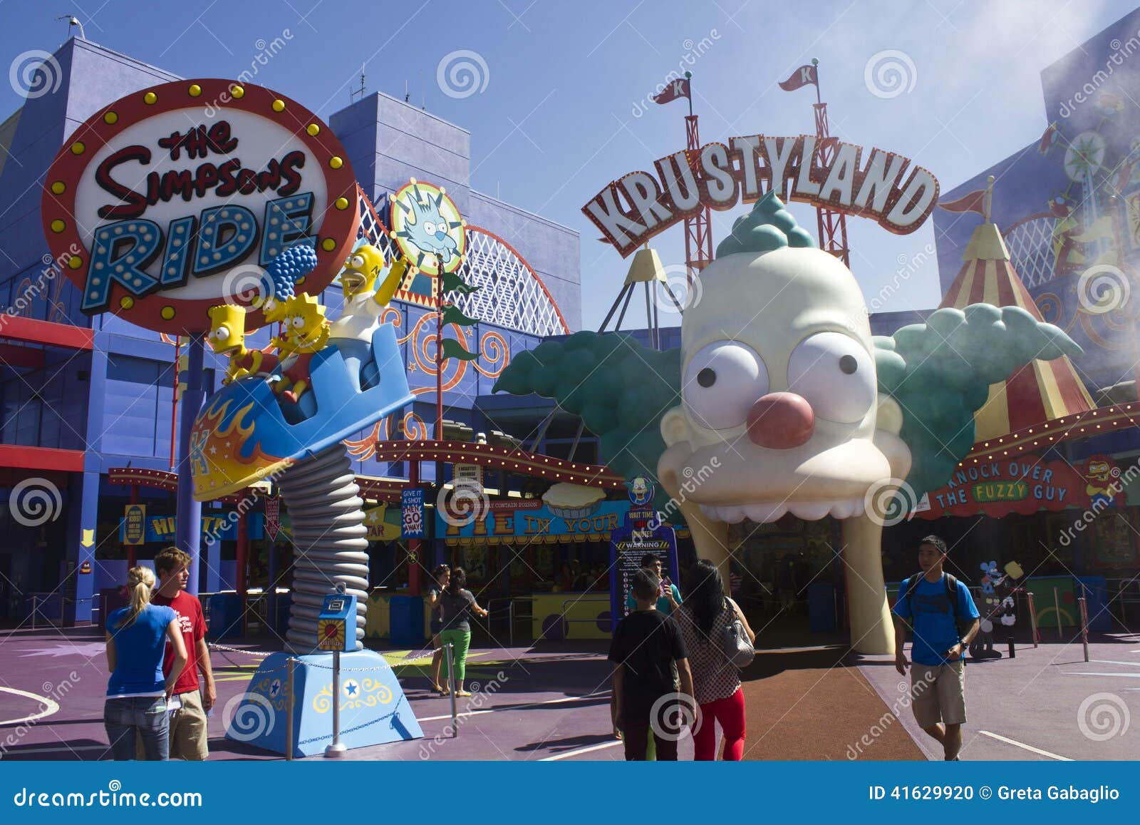 Los Ángeles Studio_The Universal Simpson Imagen editorial - Imagen de ...