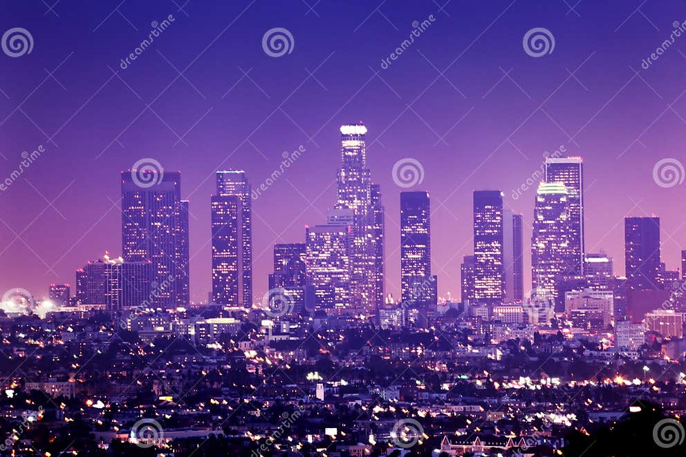 Los Angeles stock photo. Image of color, blue, center - 9635936