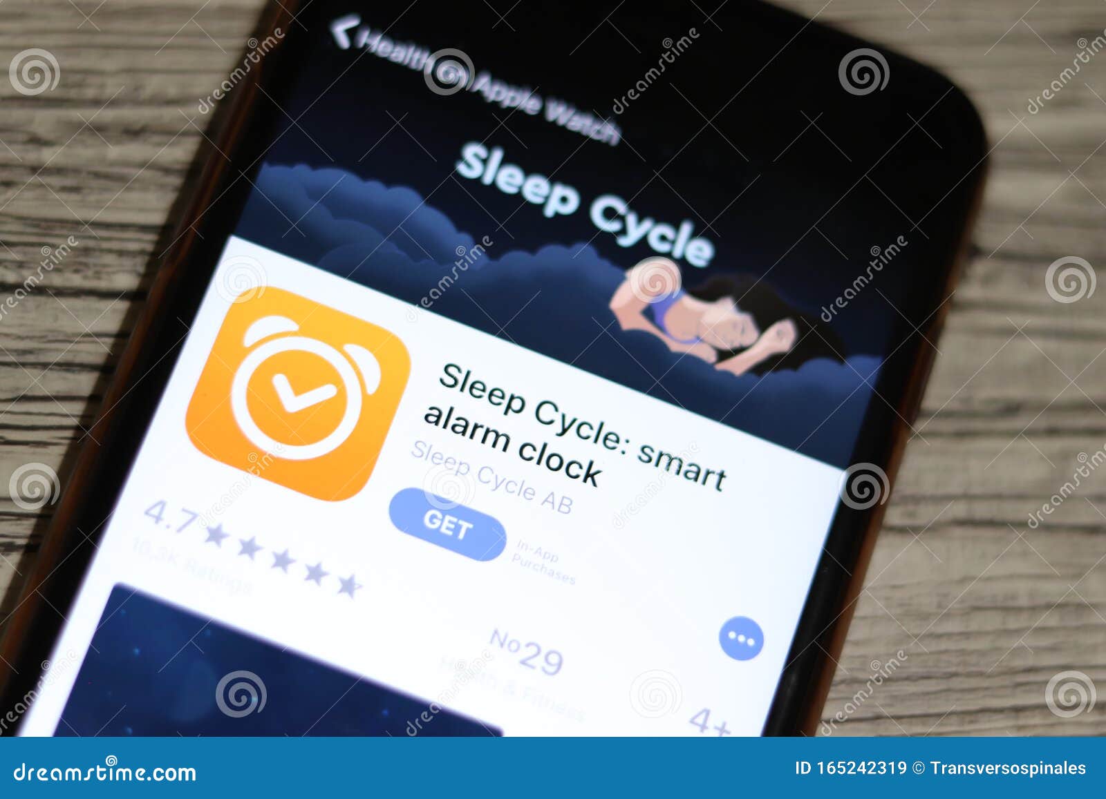 Los Angeles, California, USA - 28 November 2019: Sleep Cycle Smart ... Los Angeles, California, USA - 28 November 2019: Sleep Cycle Smart ...