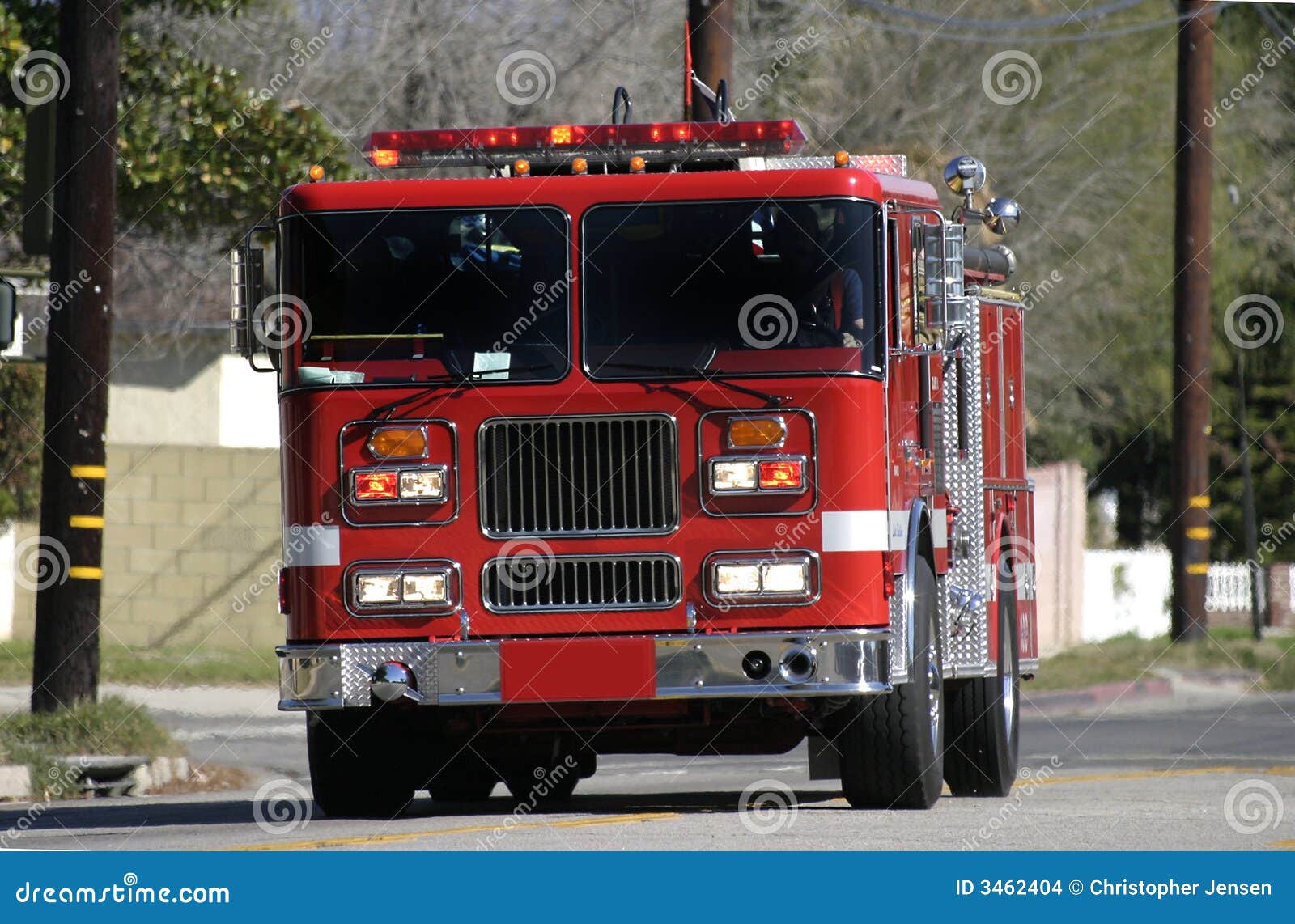 Los Angeles City Fire Engine Stock Photo - Image of prevention, lafd ...