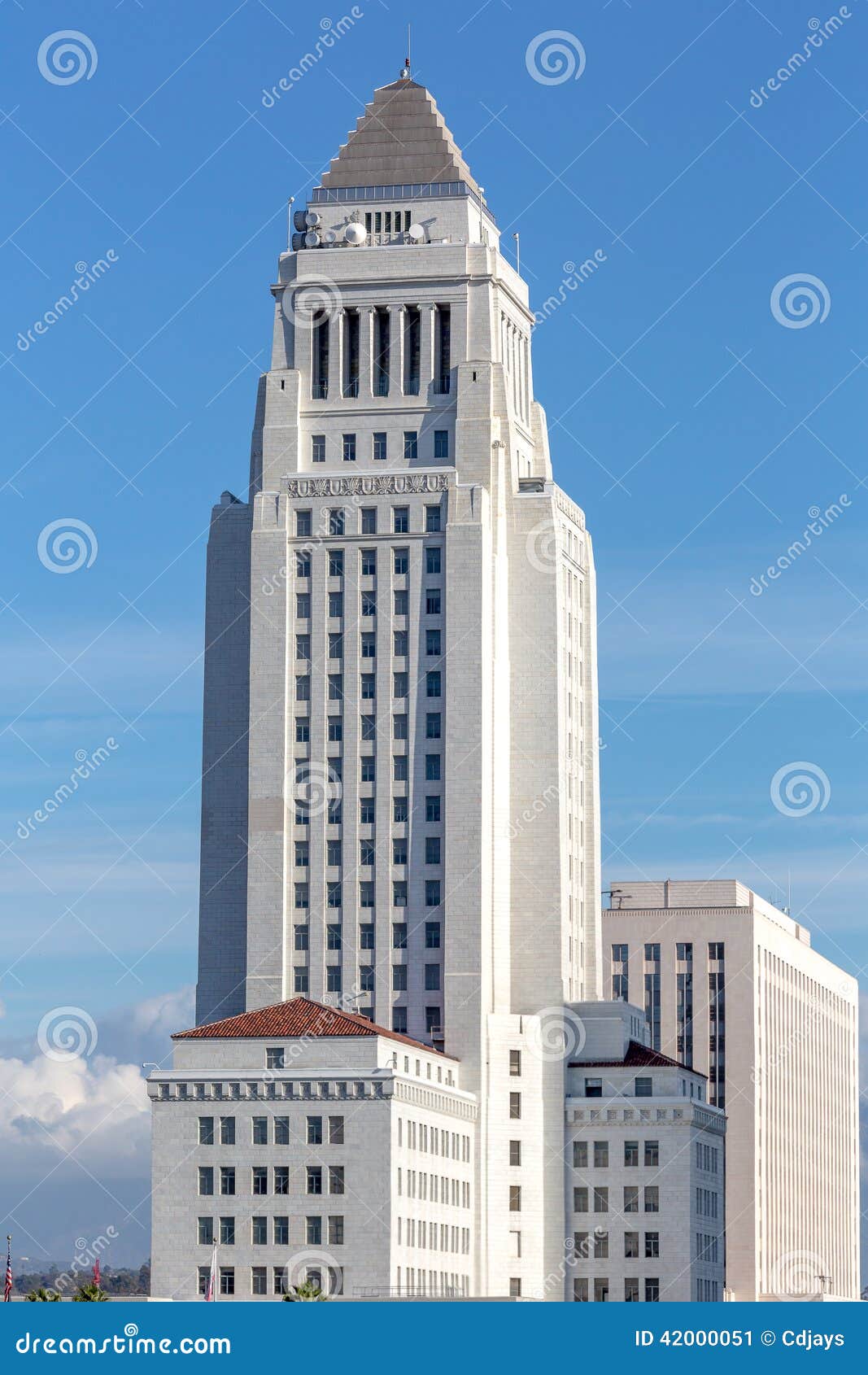 Los Angeles City Hall stock image. Image of downtown - 42000051