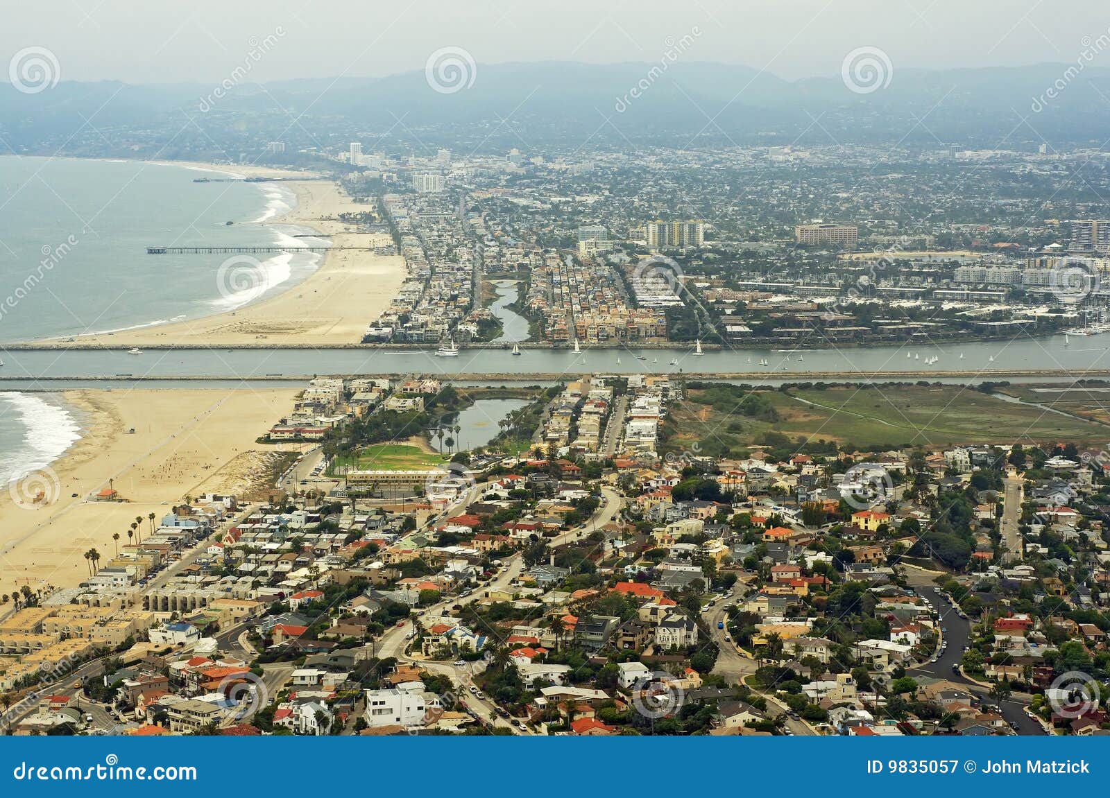 Los Angeles Coastline stock image. Image of scenery, urban - 9835057