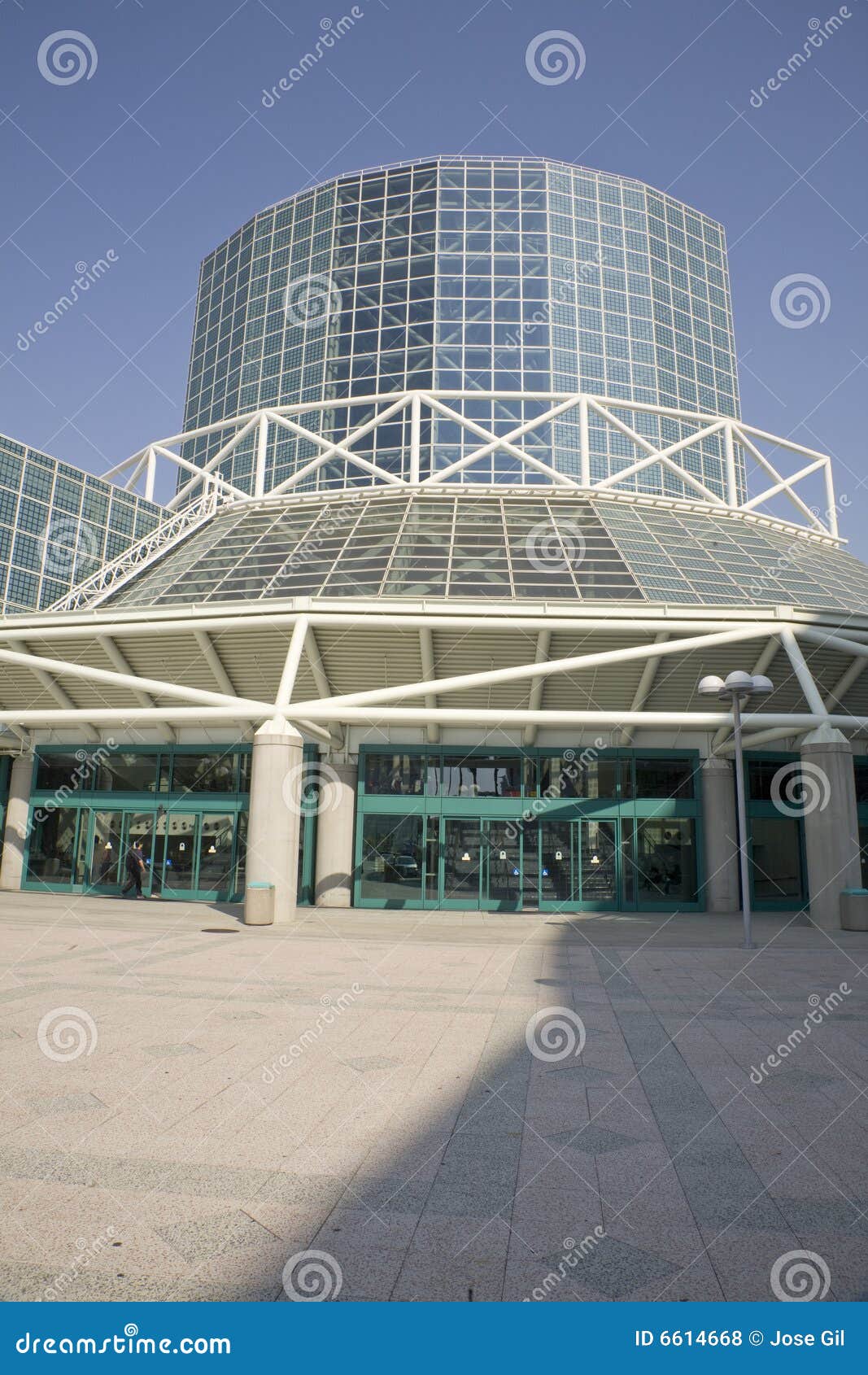 Los Angeles Convention Center Stock Photo - Image of building, center ...