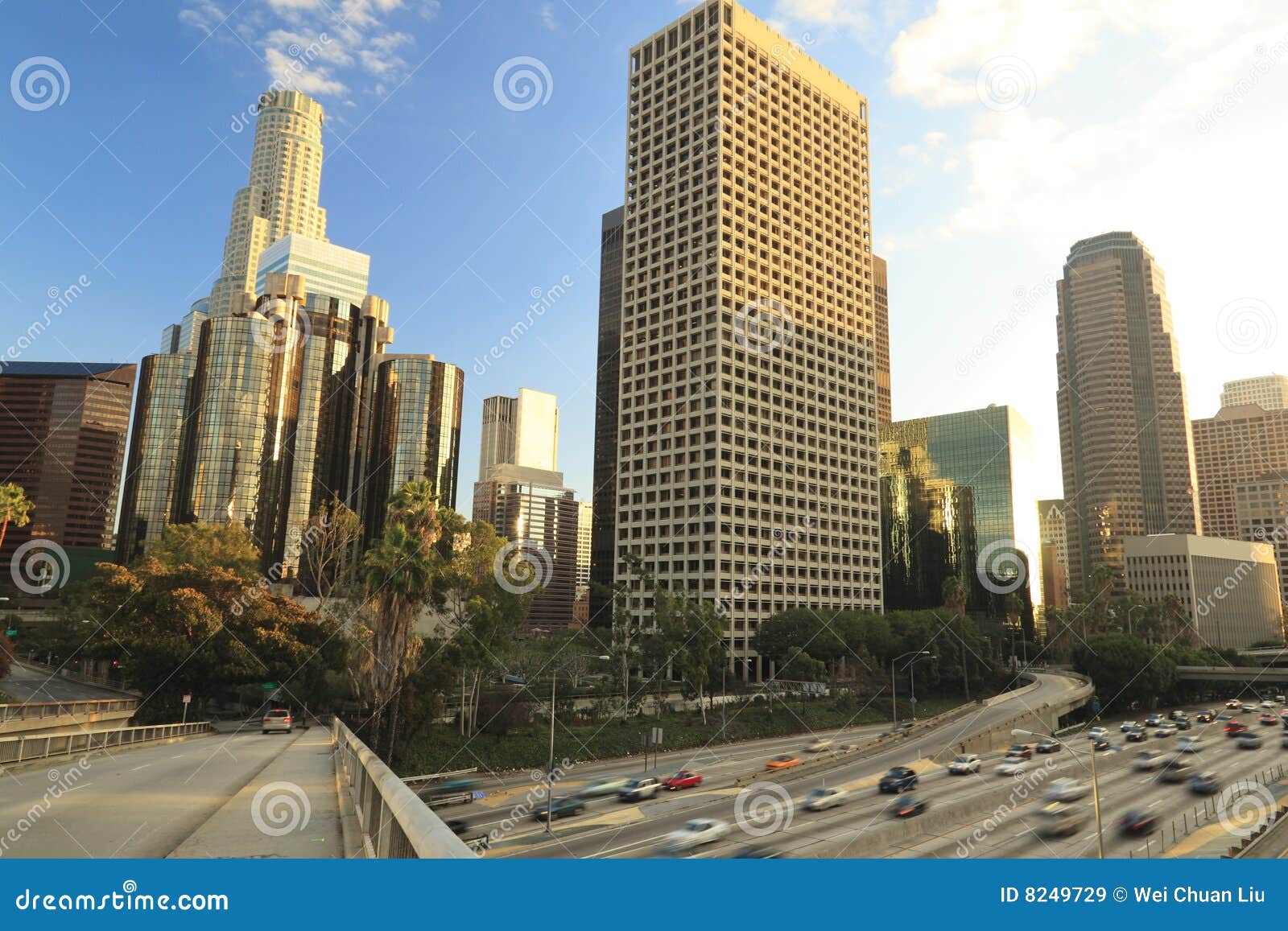Los Angeles daytime view stock image. Image of beauty - 8249729