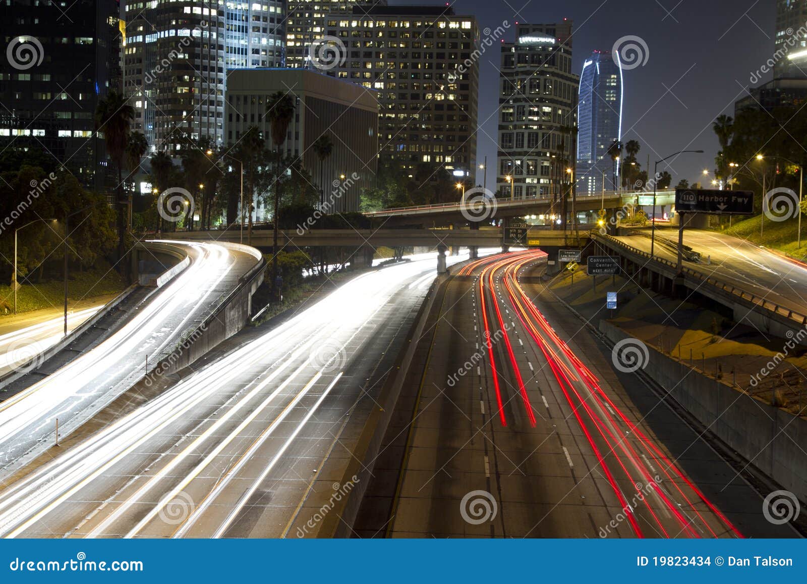 Los angeles freeway stock photo. Image of america, lifestyle - 19823434